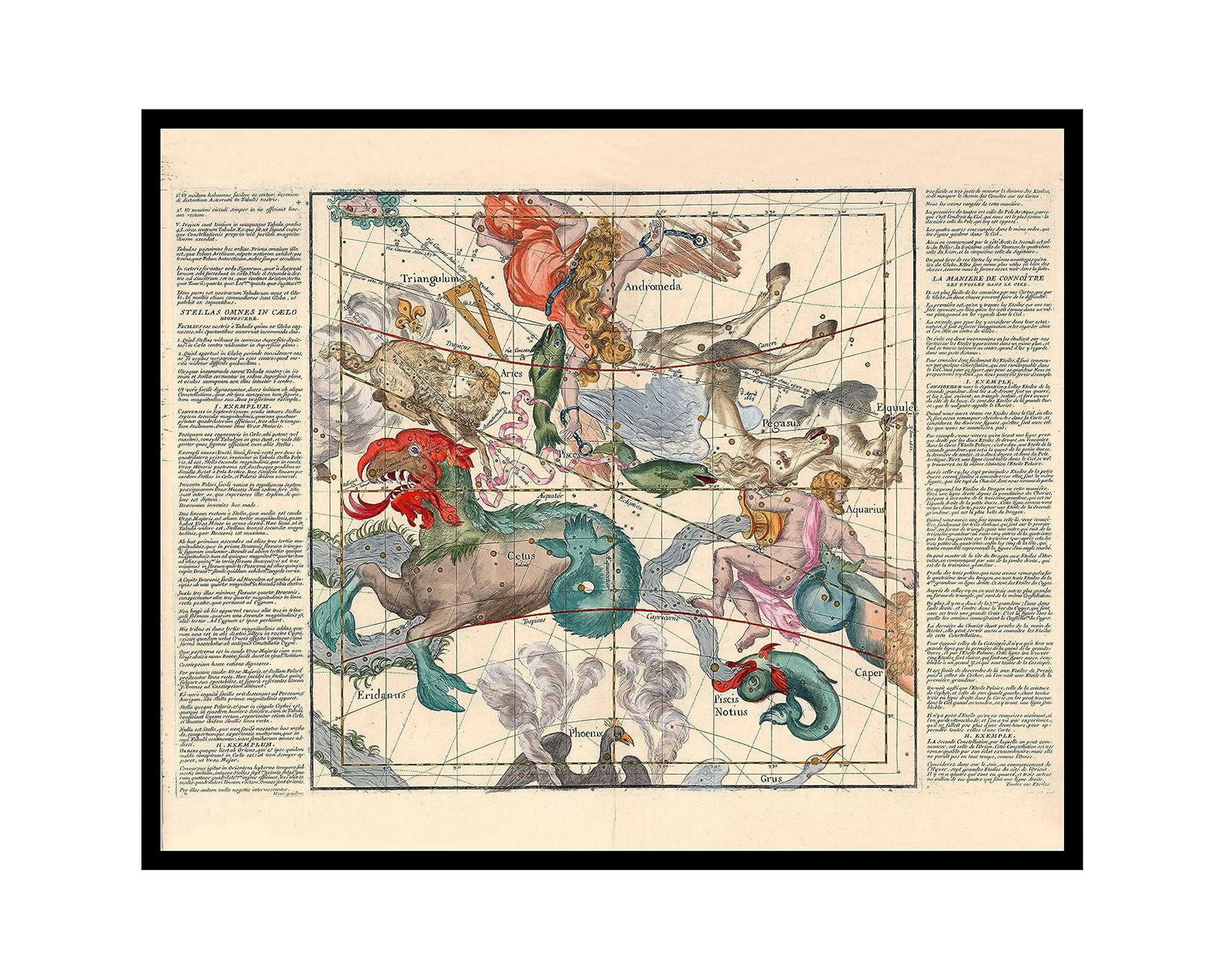Poster Master Celestial Map Print, 11x14 Unframed Wall Art Print ...