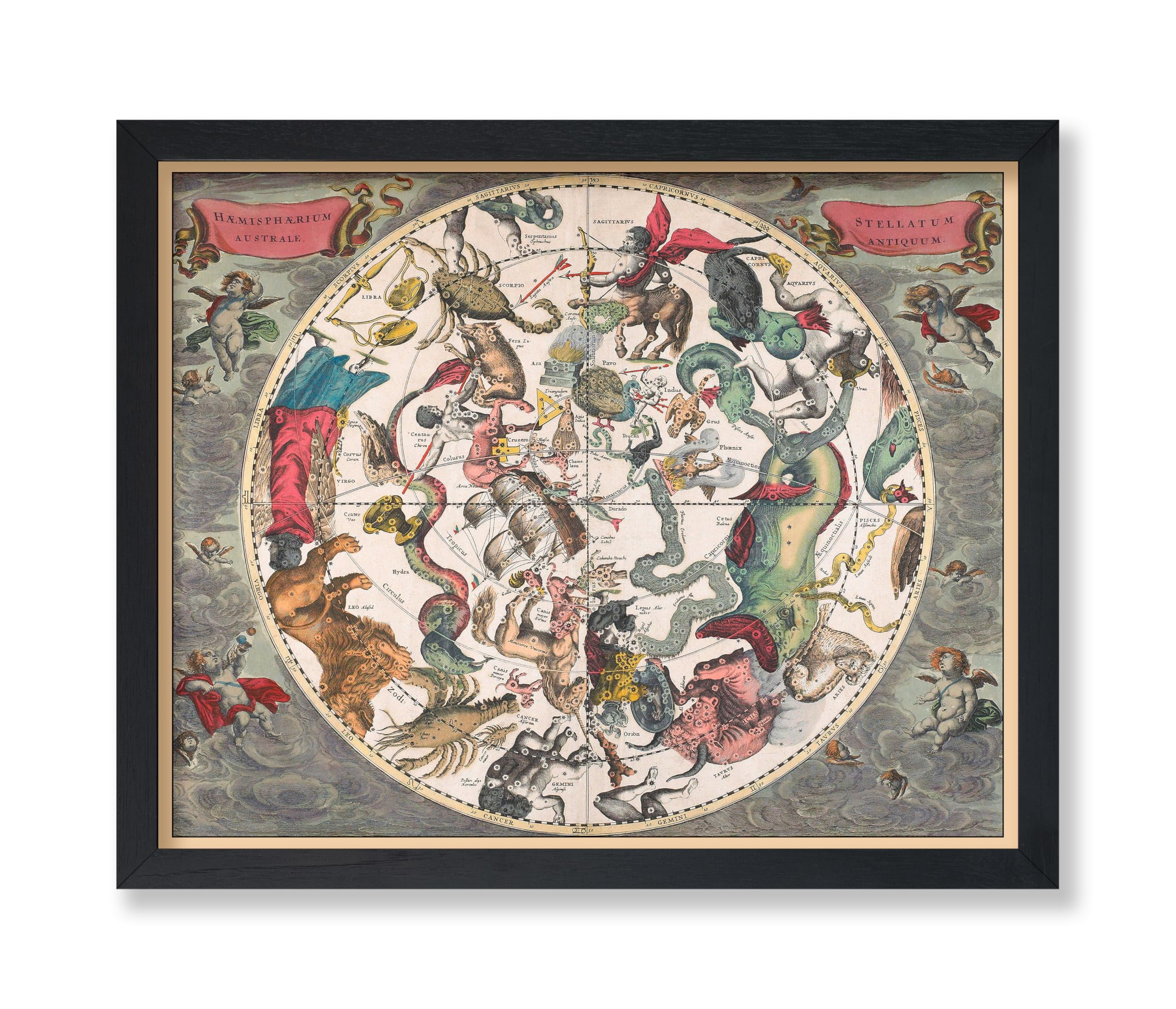 Poster Master Celestial Map Print, 8x10 Unframed Art Print, Map Of The ...