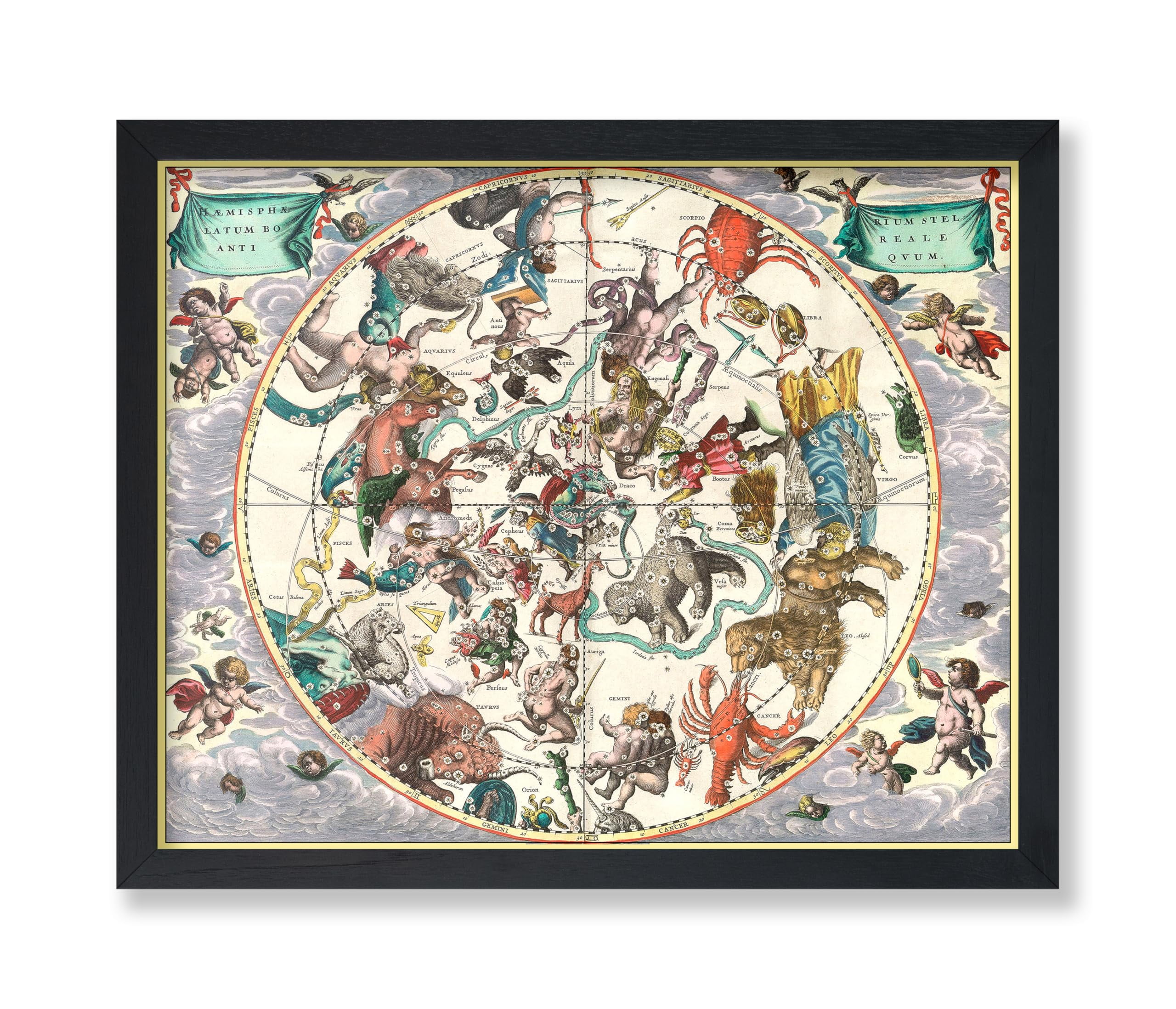 Poster Master Celestial Map Print, 8x10 Unframed Art Print, Southern ...