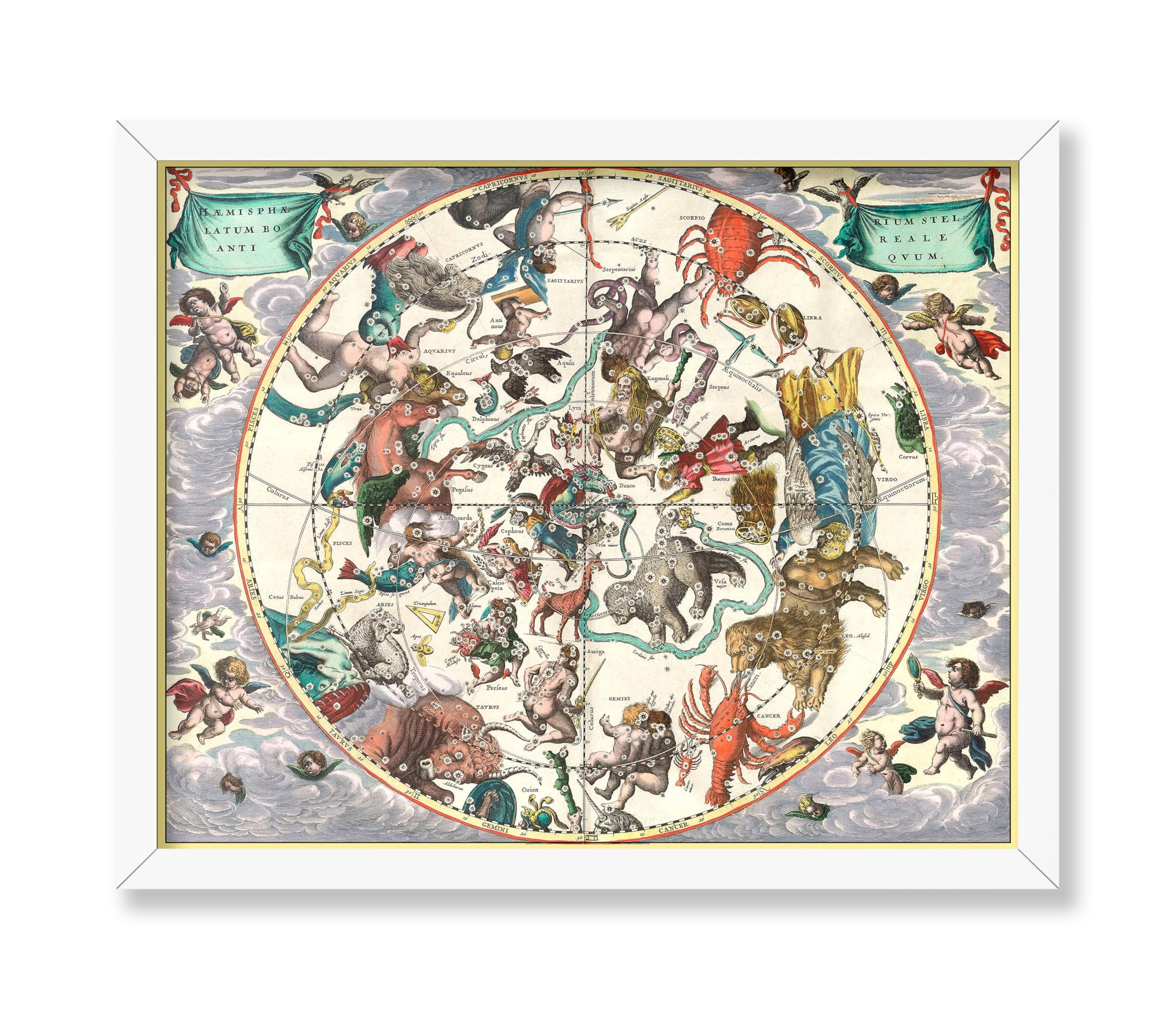 Poster Master Celestial Map Print - Southern Stellar Hemisphere ...