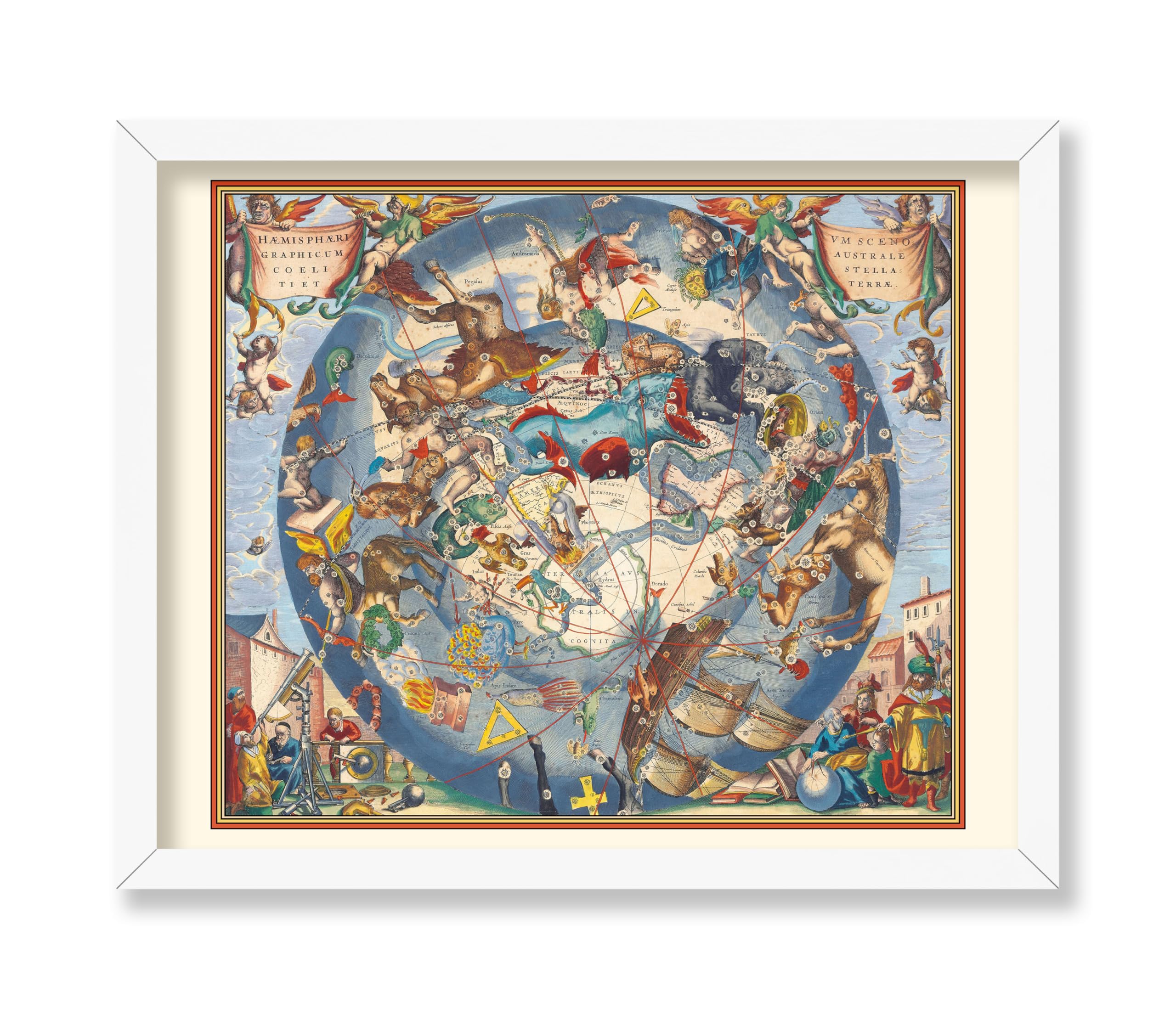 Poster Master Celestial Map Poster - Southern Constellations, Great ...