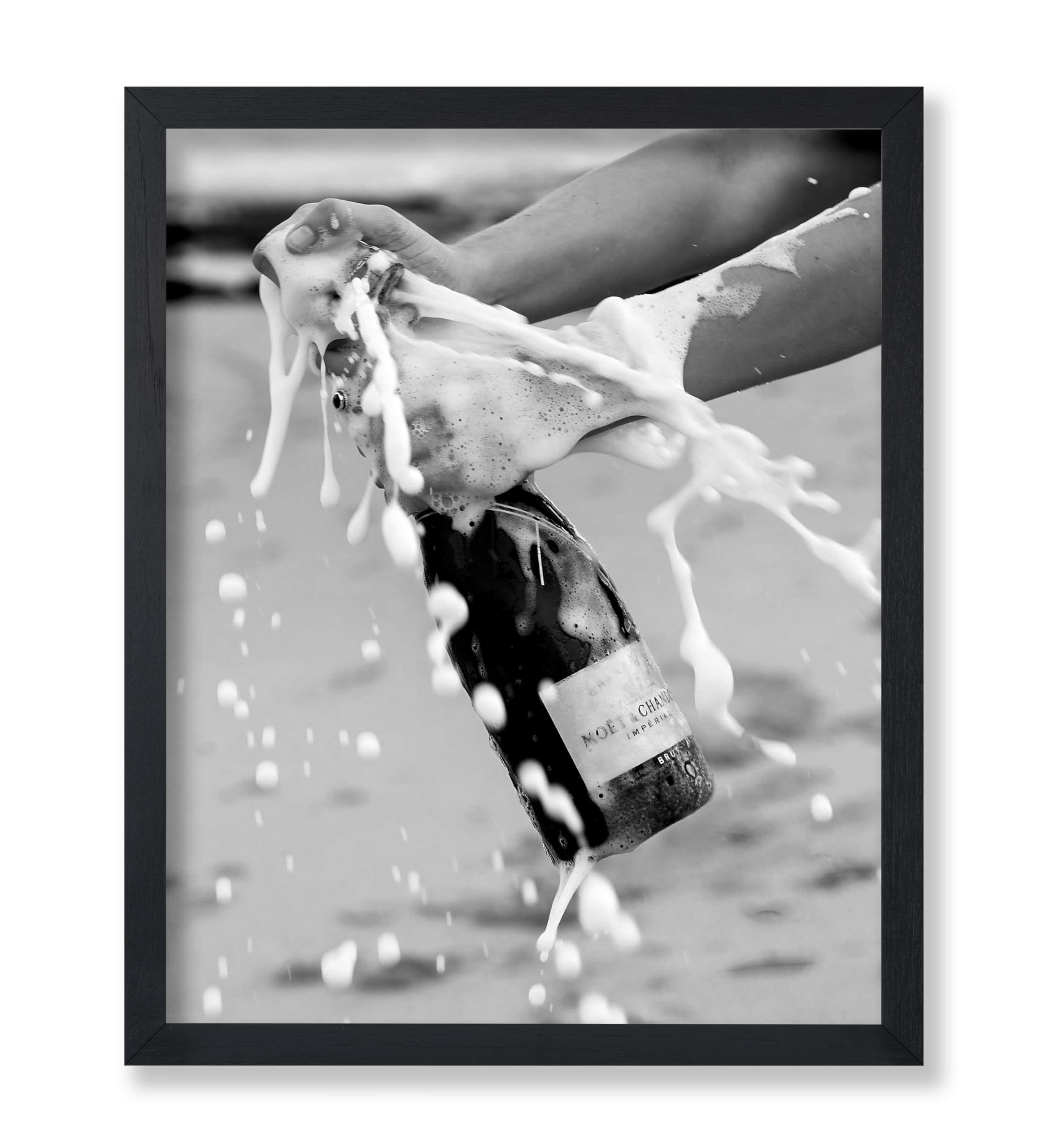 Poster Master Champagne Poster - Popping Bottle Print - Alcohol Art ...