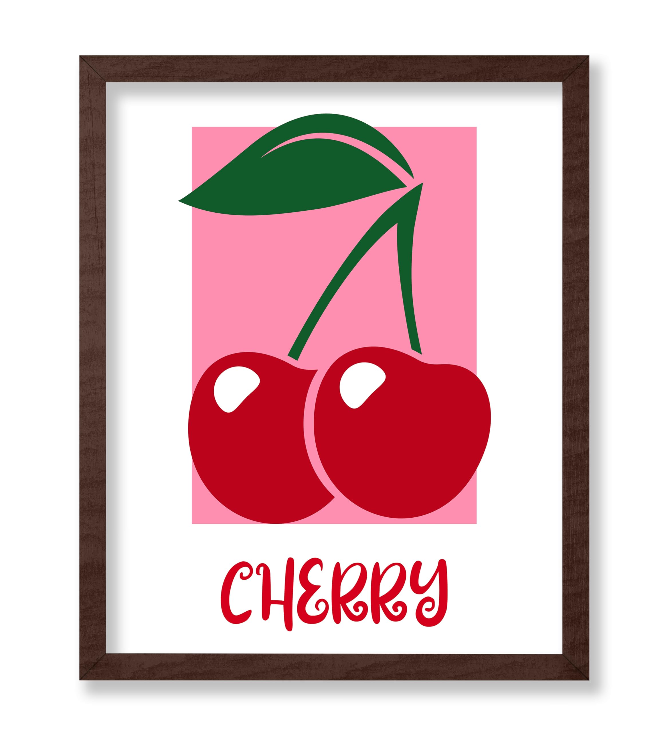 Poster Master Cherry Poster - Red Cherries Print - Food & Drink Art ...