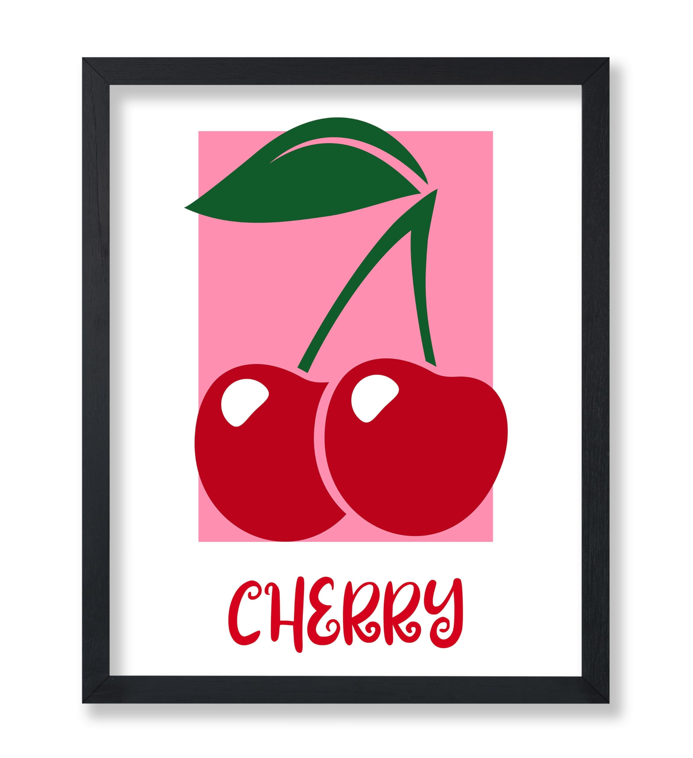 Poster Master Cherry Poster - Red Cherries Print - Food & Drink Art ...