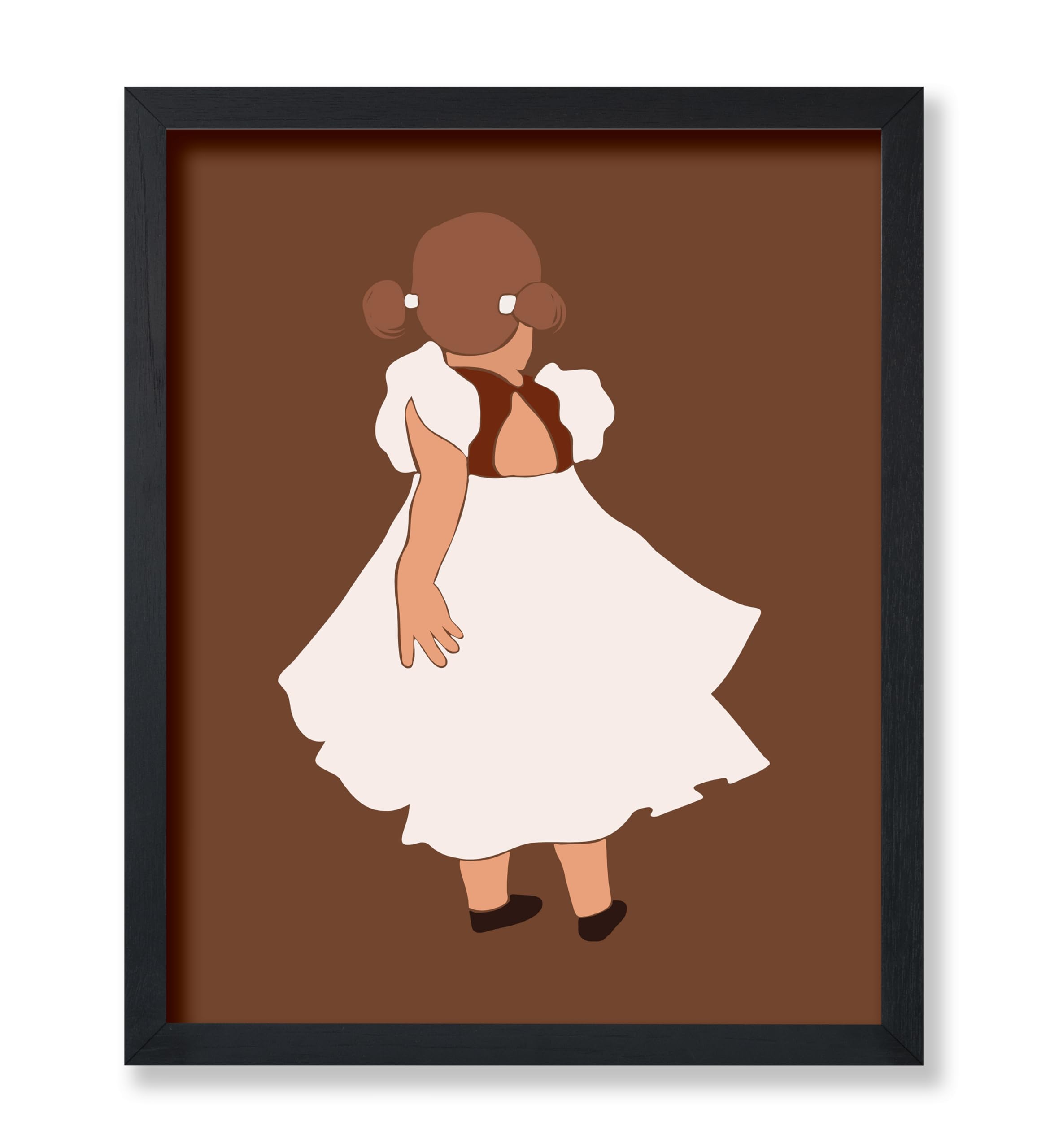 Poster Master Child In White Dress Poster - Retro Little Girl Print ...