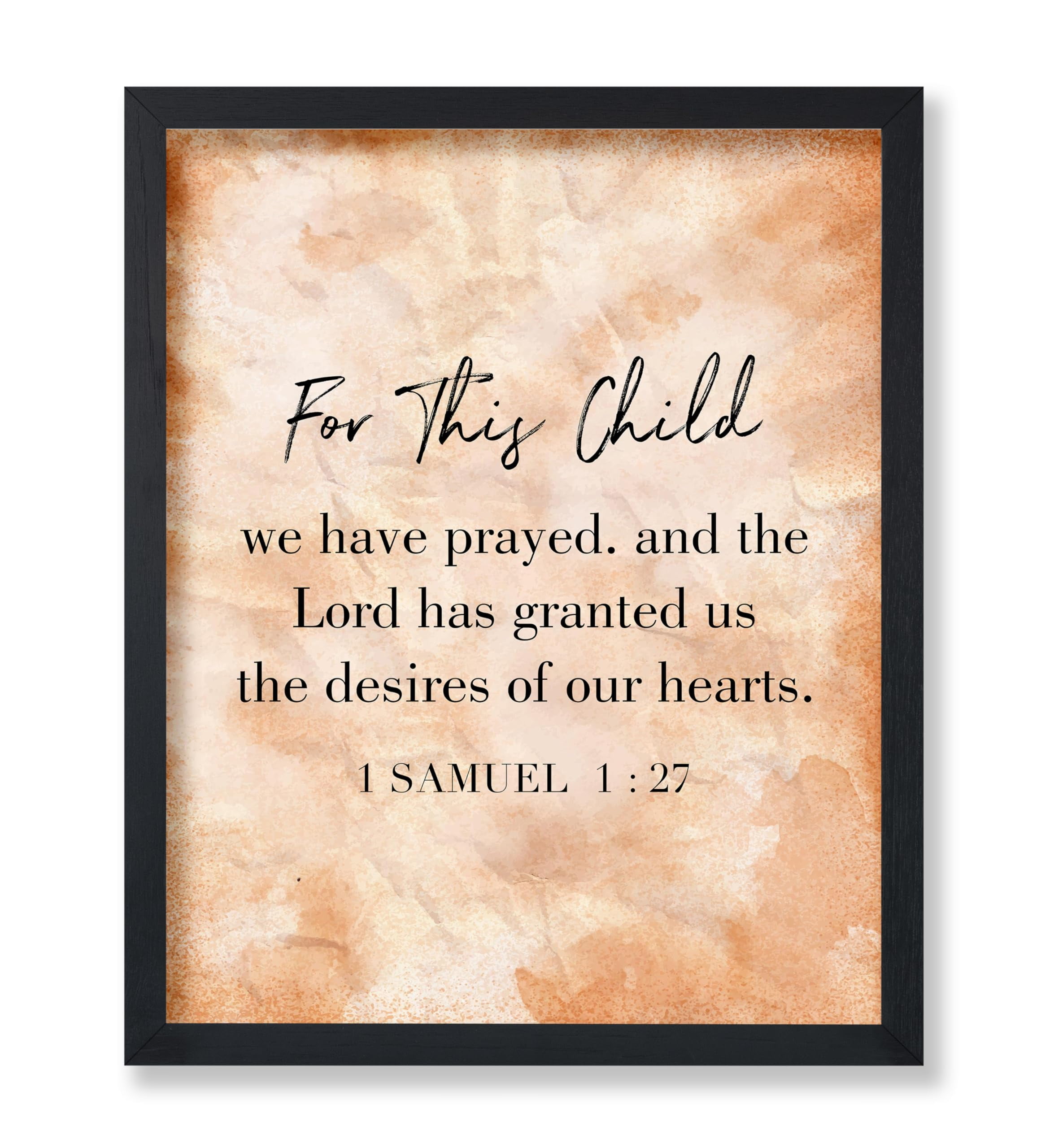 Poster Master Child's Prayer Poster - For this Child We Have Prayed ...
