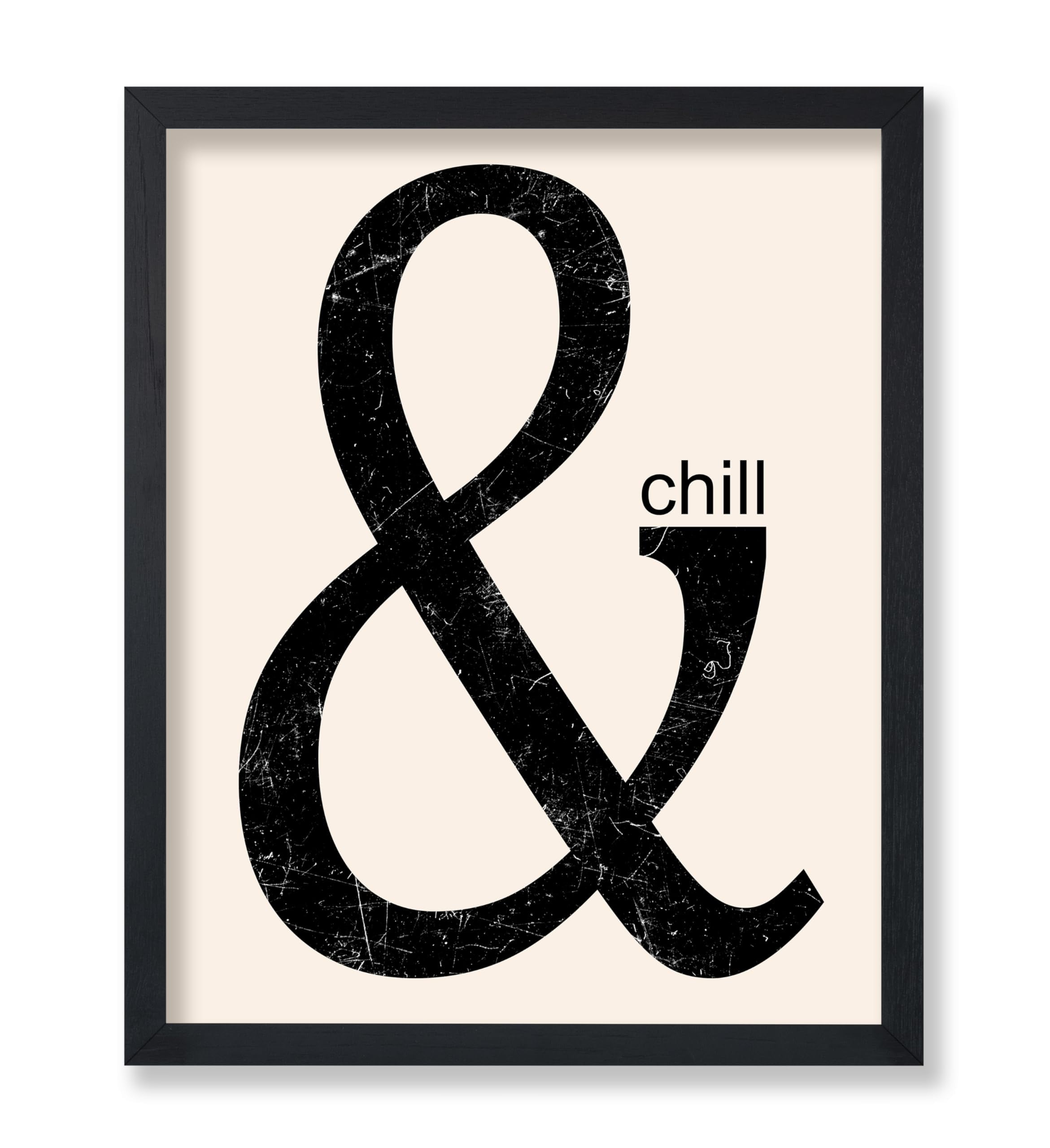 Poster Master Chill Poster - Typography Print - Ampersand Art - Trendy ...