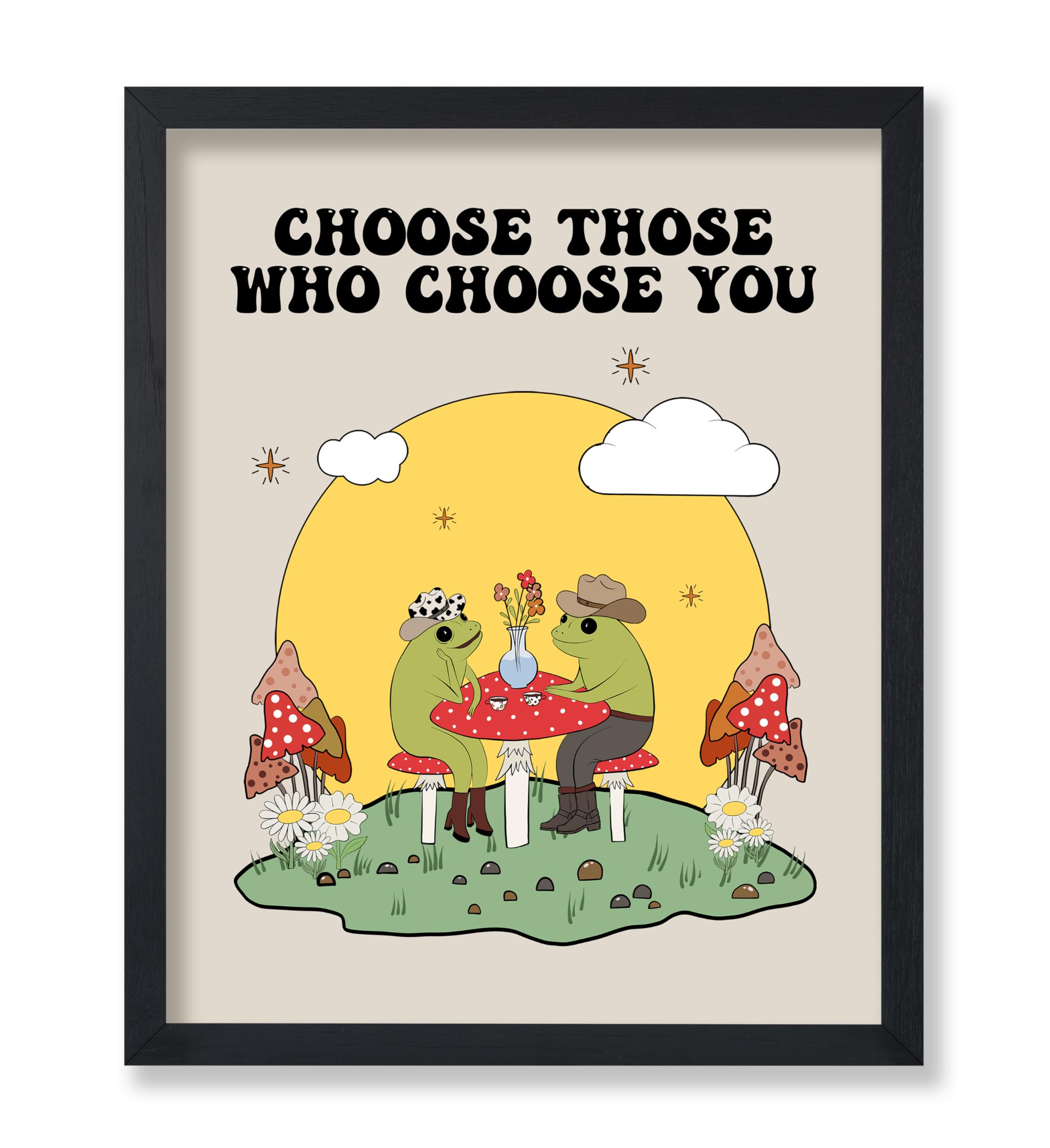 Poster Master Choose Those Who Choose You Poster - Retro Dating Frog ...