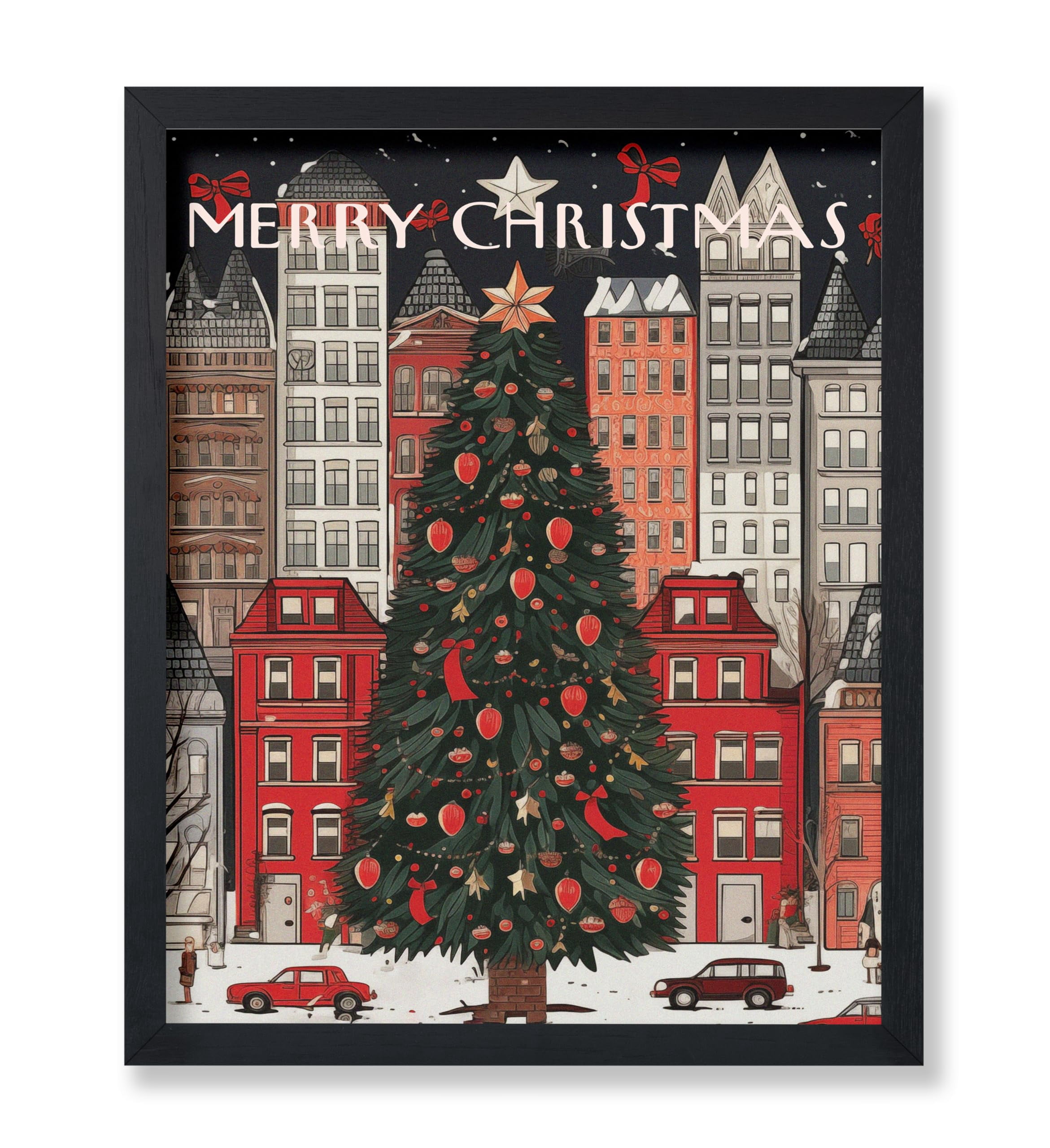 Poster Master Christmas Poster - Merry Christmas Print - Christmas Tree ...
