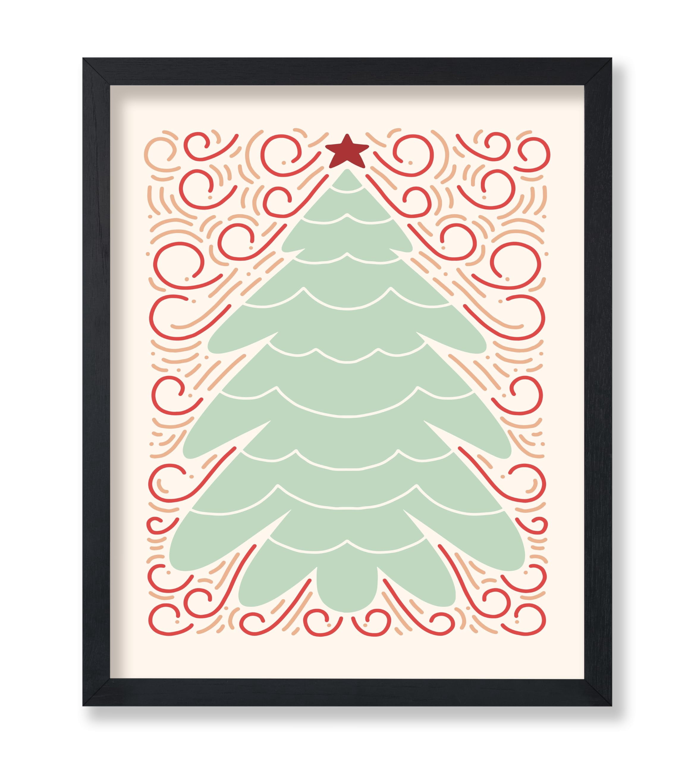 Poster Master Christmas Tree Poster - Christmas Print - Holiday Art ...