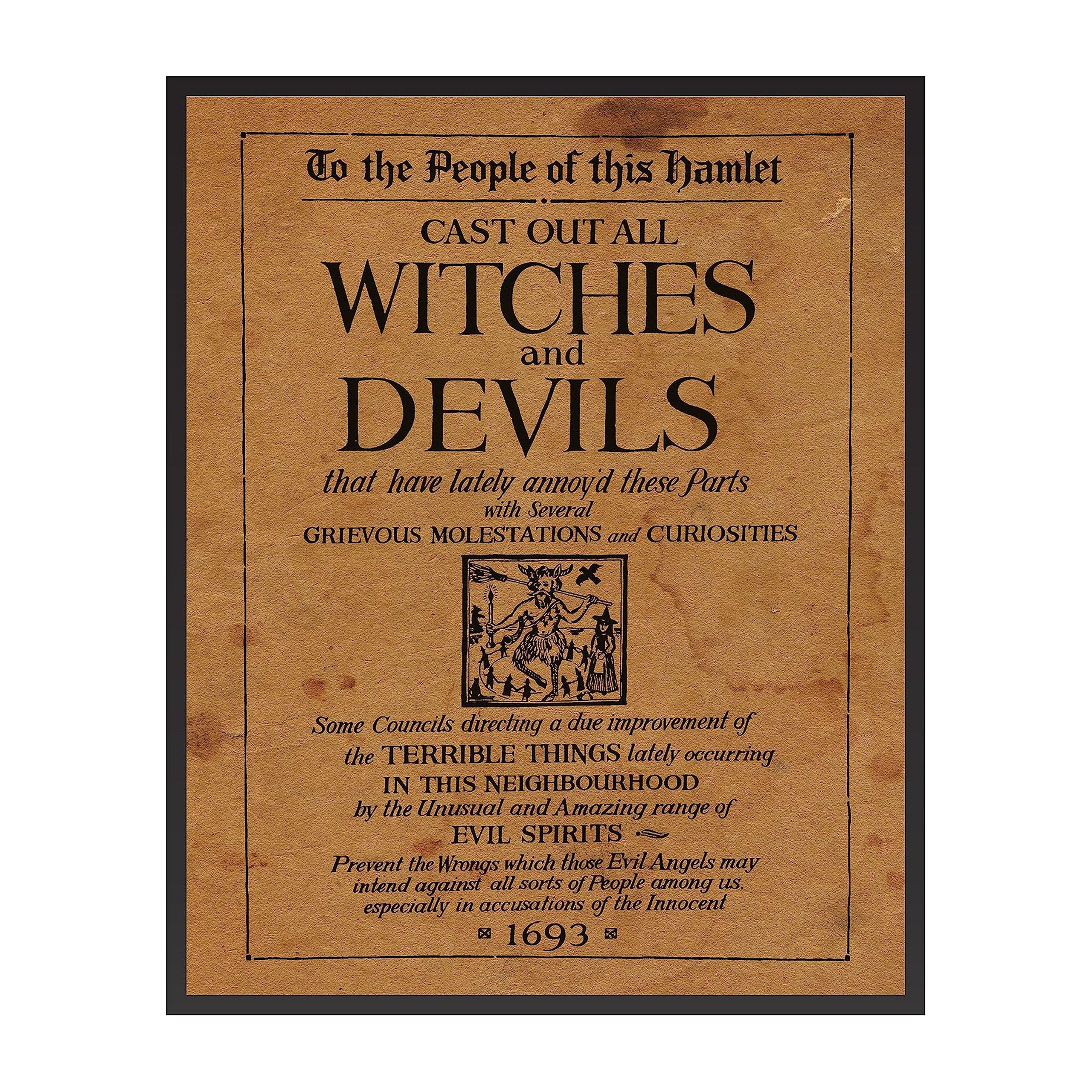 Poster Master Classic Medieval Poster - Vintage Occult Print - 16x20 ...