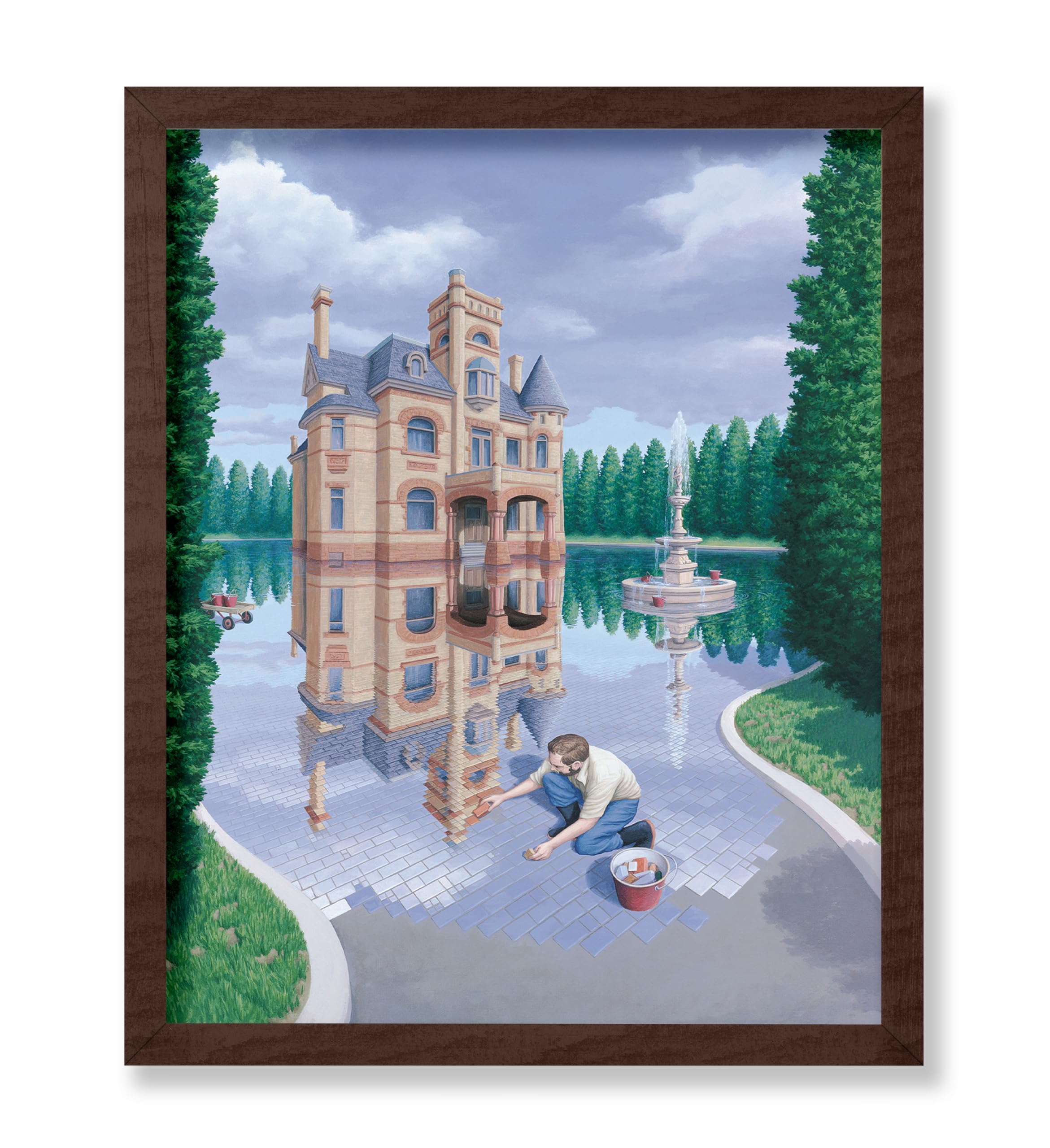 Poster Master Classic Rob Gonsalves Poster - Vintage Magic Realism Print - Gift for Artist ...