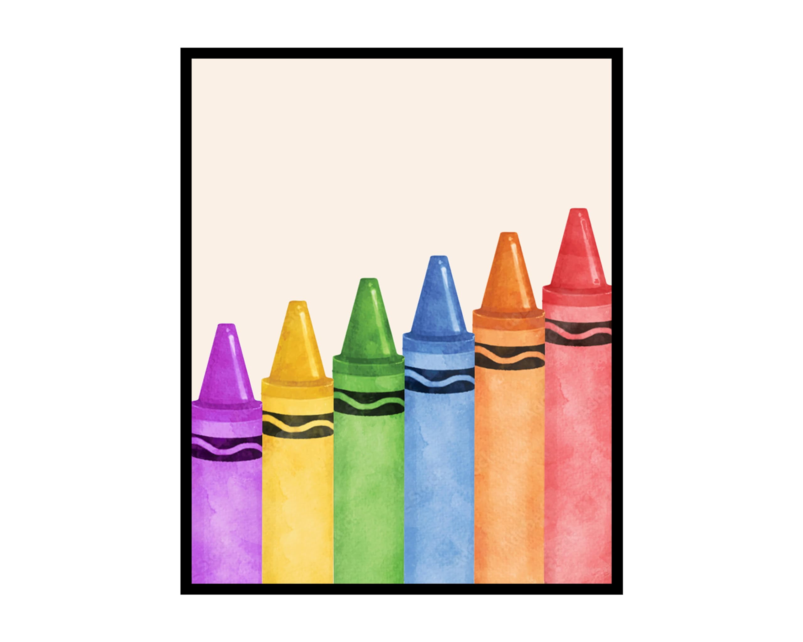 Poster Master Colored Pencils Poster - Primary Colors Print - Learning ...