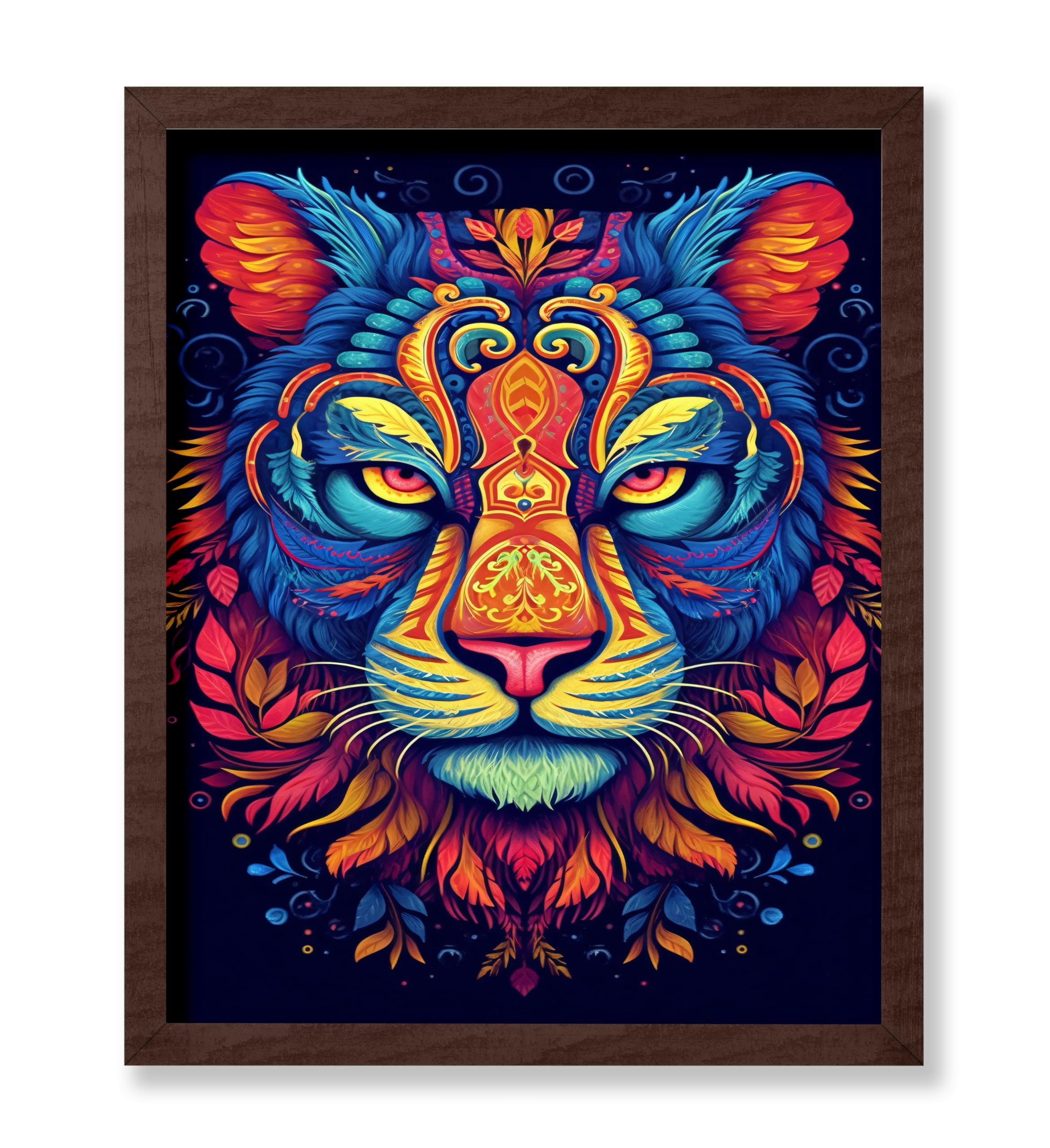 Poster Master Colorful Tiger Poster - Portrait Print - Graffiti Art ...