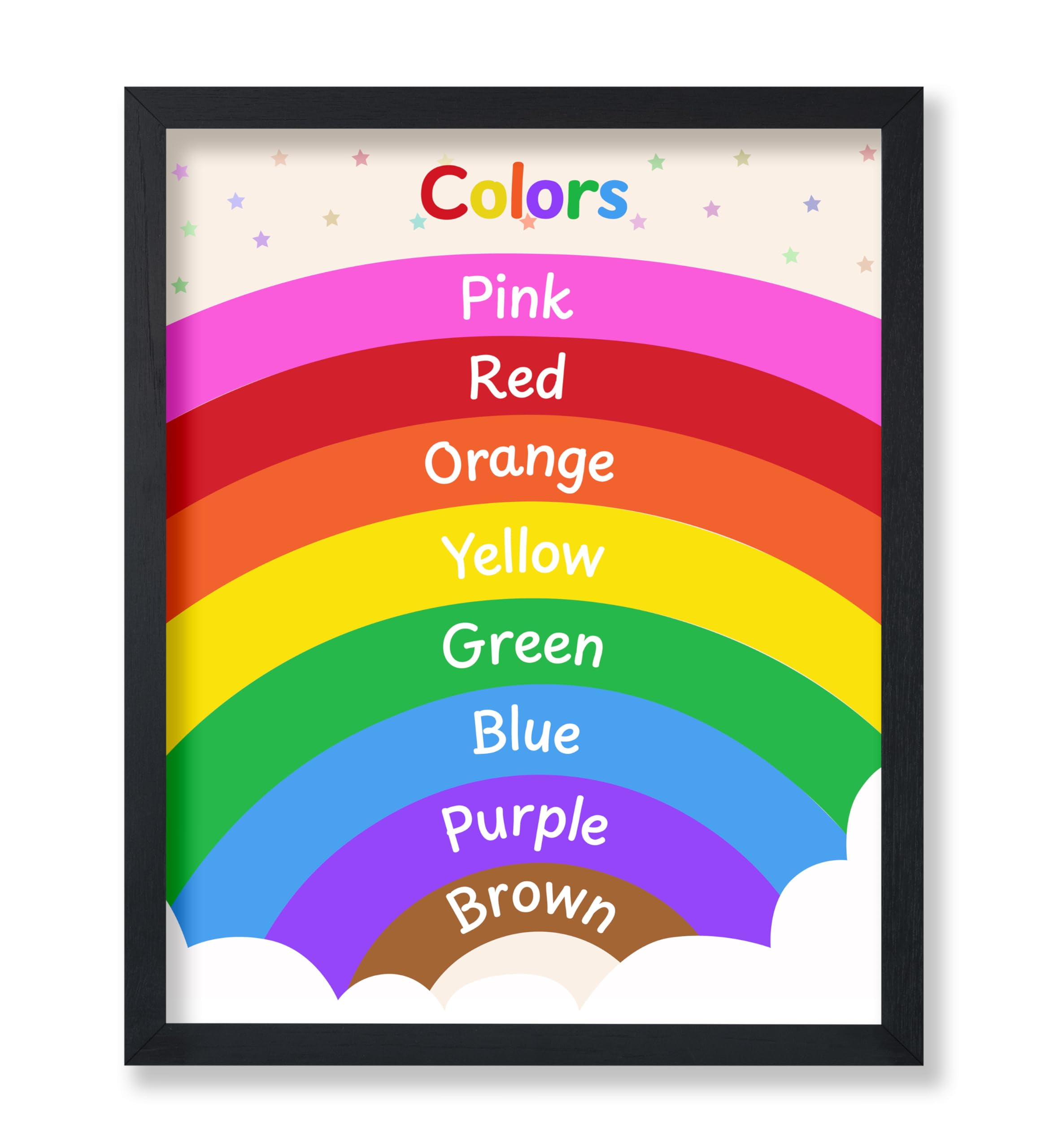 Poster Master Colors Rainbow Print 11" x 14" - Walmart.com