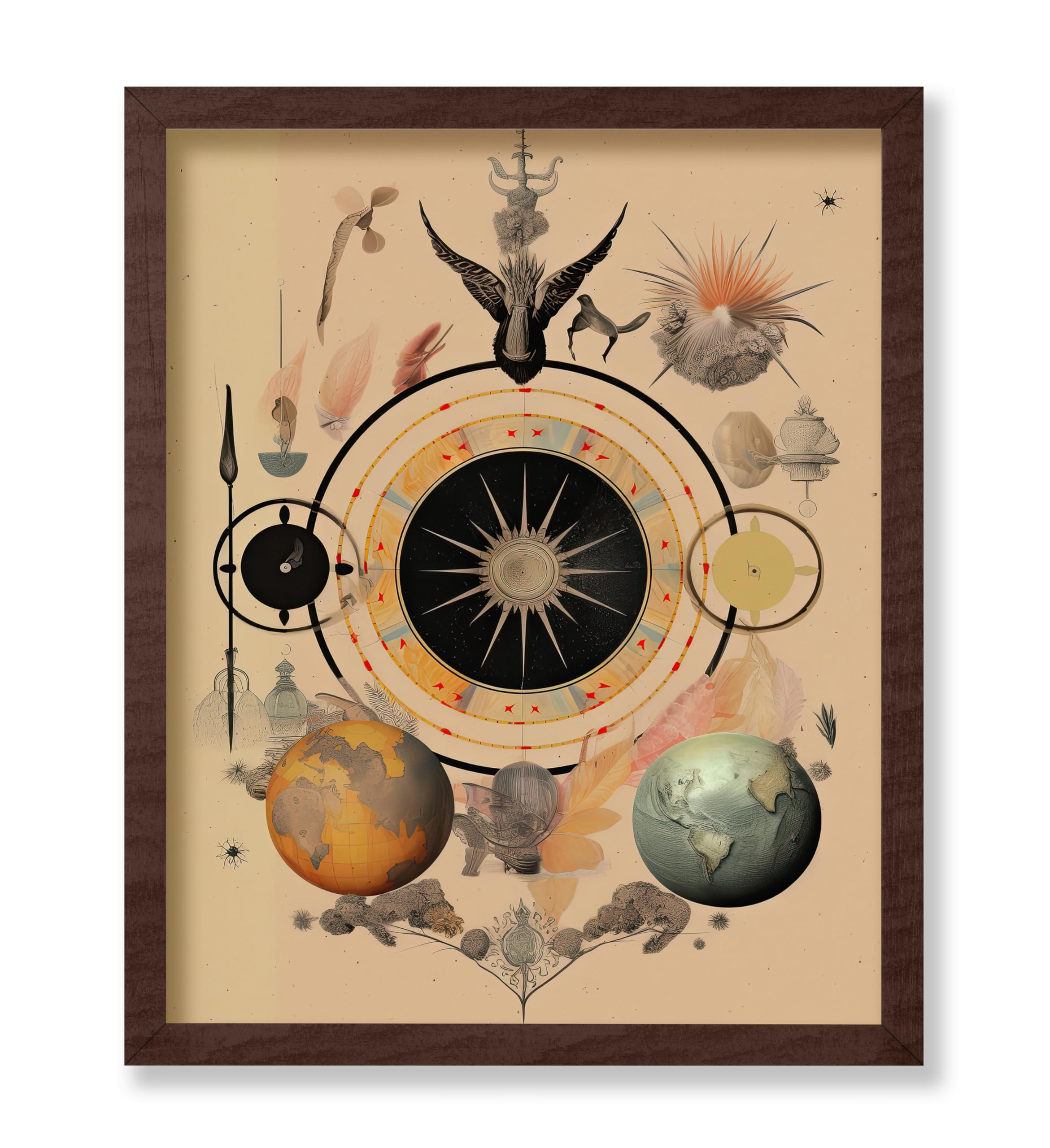 Poster Master Compass Poster - Cosmic Print - Abstract Art - Trippy Art ...