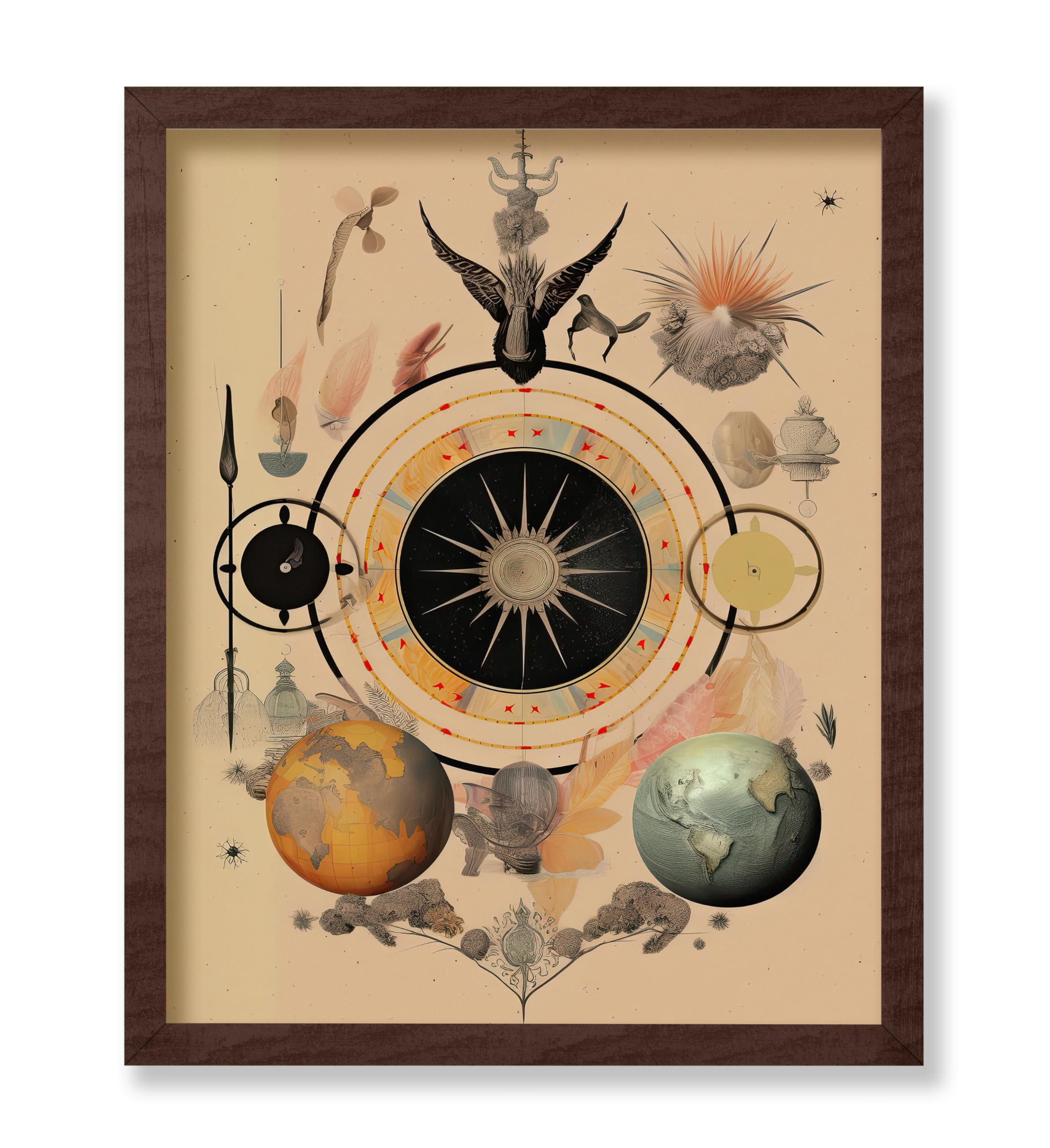 Poster Master Compass Poster - Cosmic Print - Abstract Art - Trippy Art ...