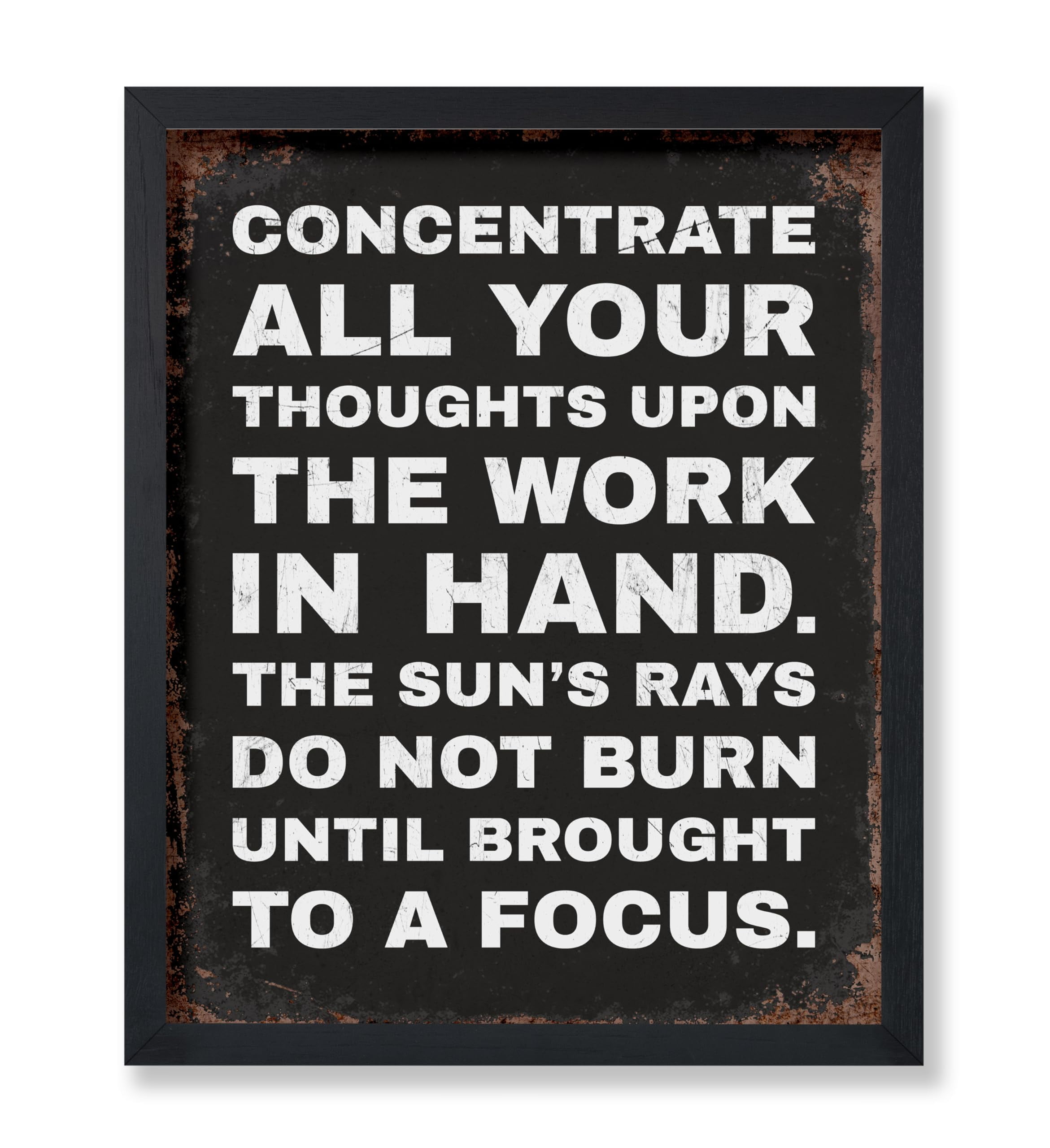 Poster Master Concentrate All Your Thoughts Poster - Black ...