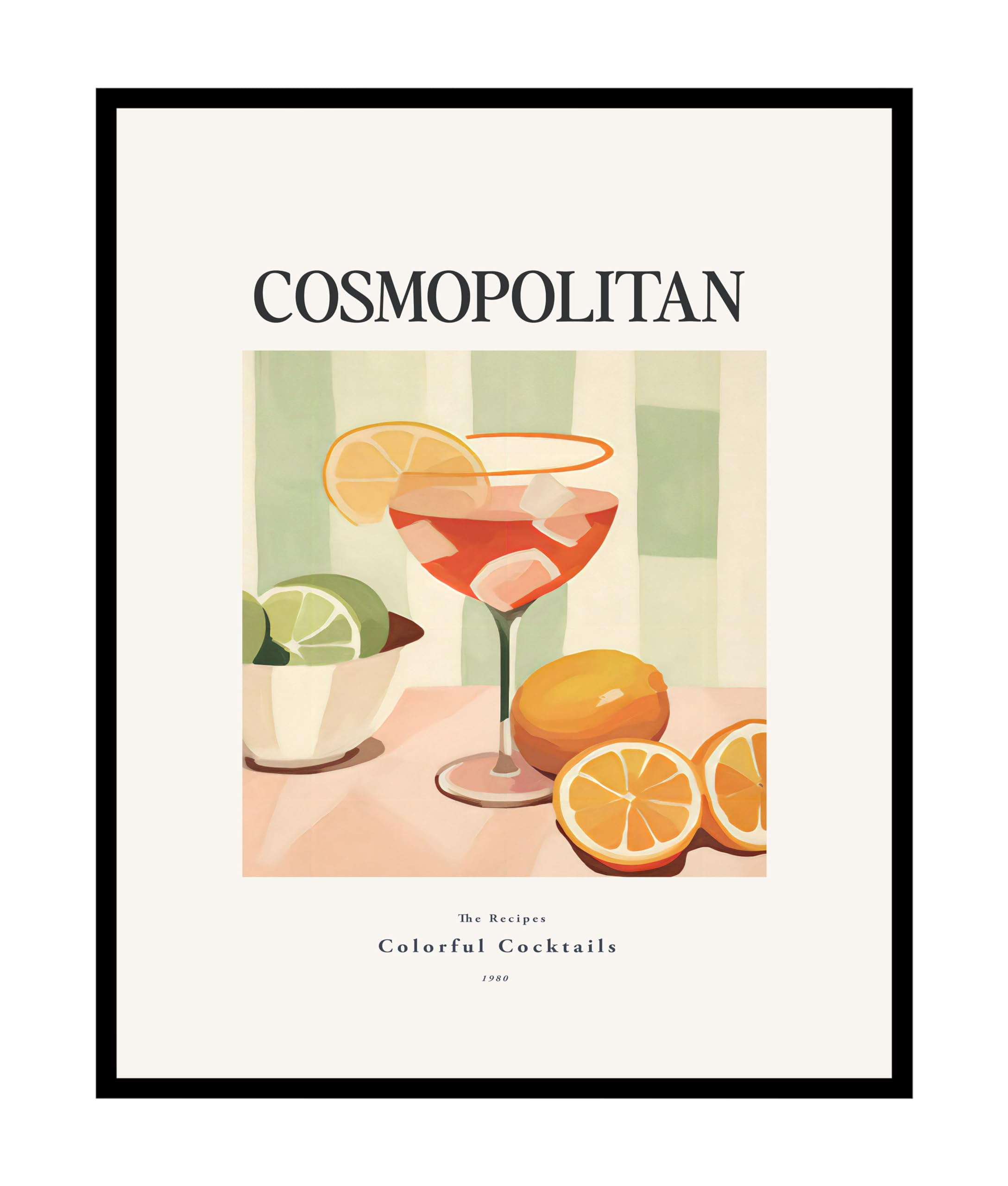 Poster Master Cosmopolitan Poster - Colorful Cocktails Print - Alcohol ...