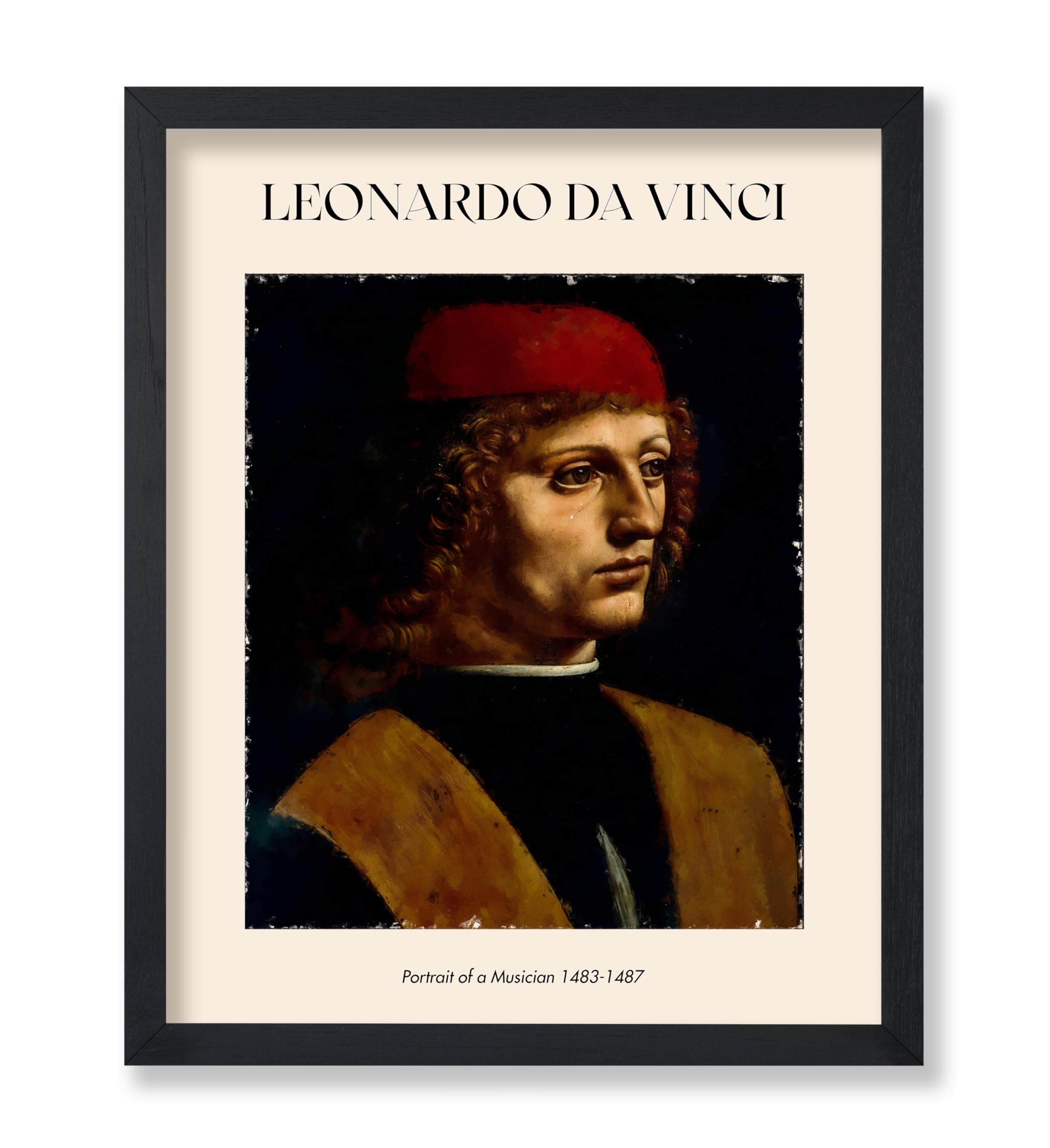 Poster Master Da Vinci Poster - Portrait of a Musician Print - Baroque ...
