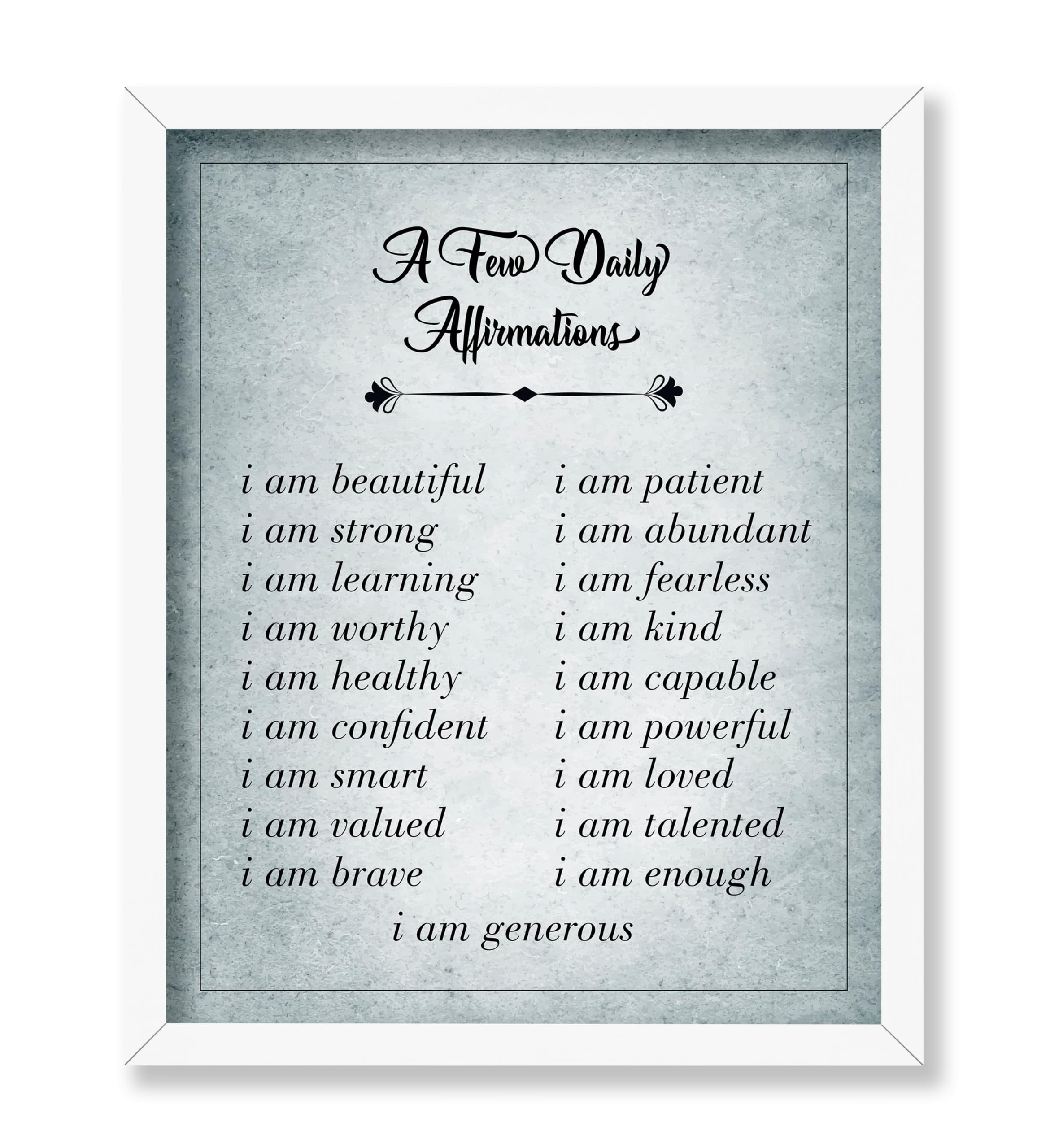 Poster Master Daily Affirmations Poster - Positive Affirmations Print ...