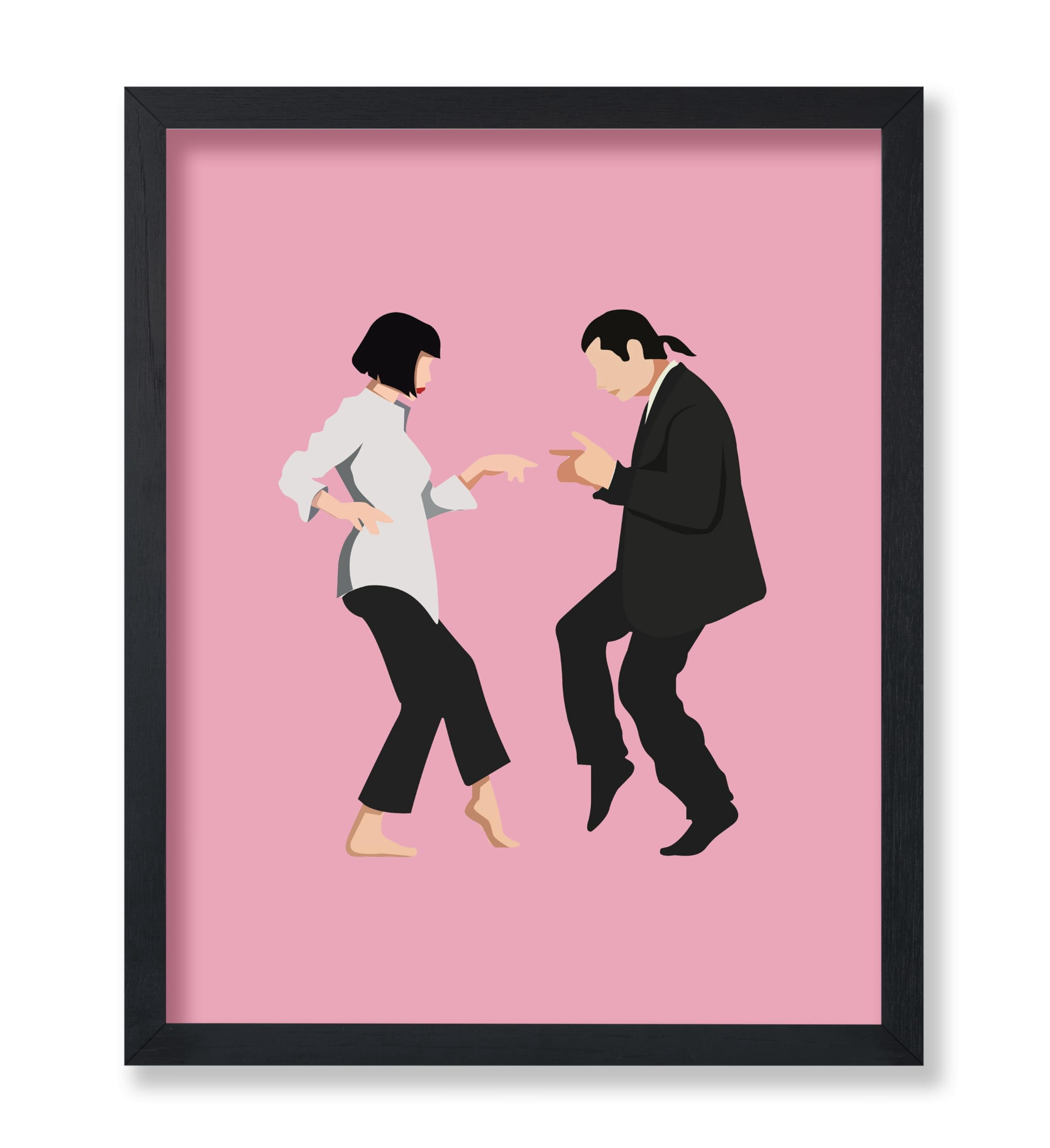Poster Master Dance Poster - Couple Dancing Print - Pink Modern Art ...