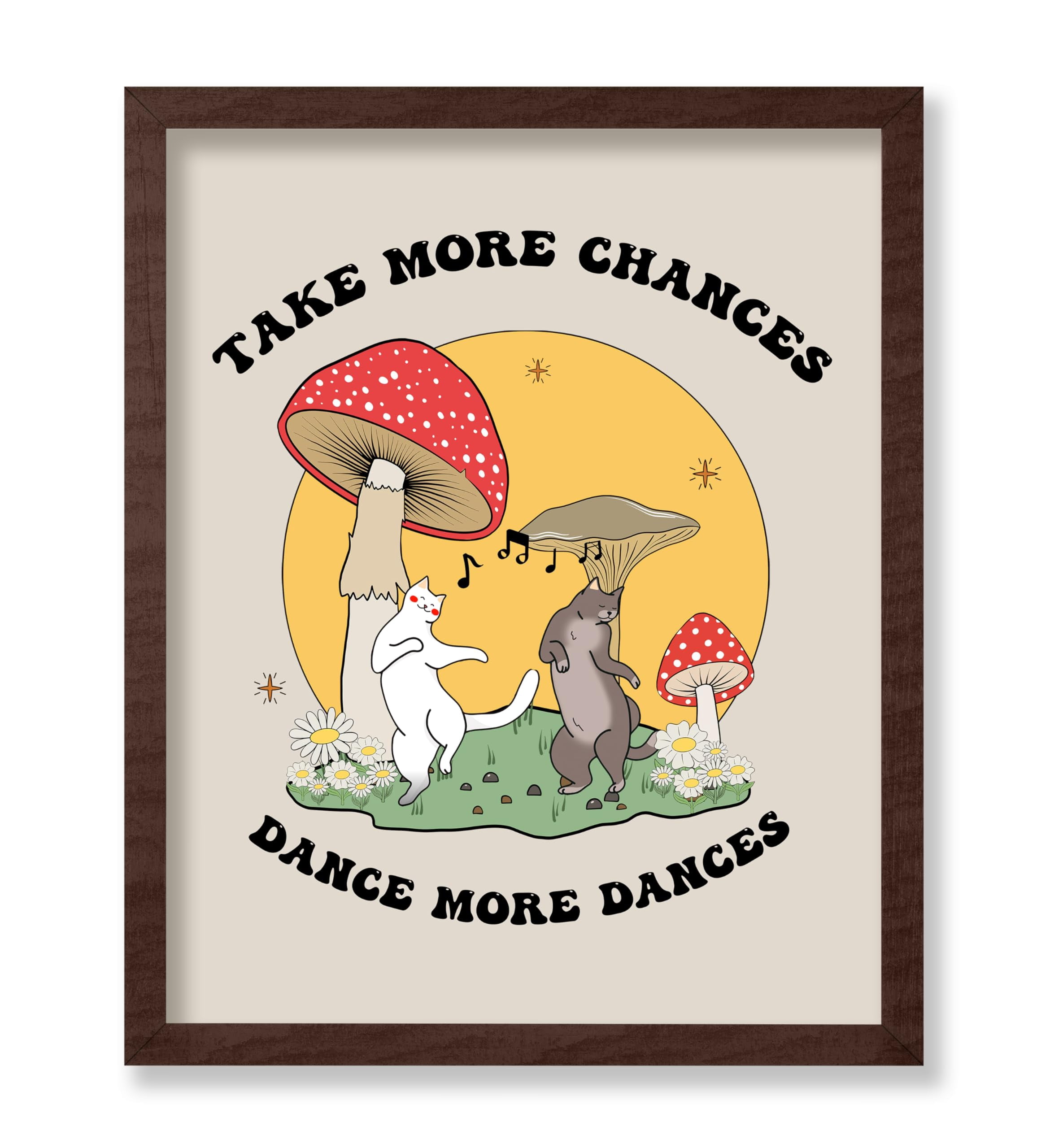 Poster Master Dance More Dances Poster - Retro Dancing Cats Print ...