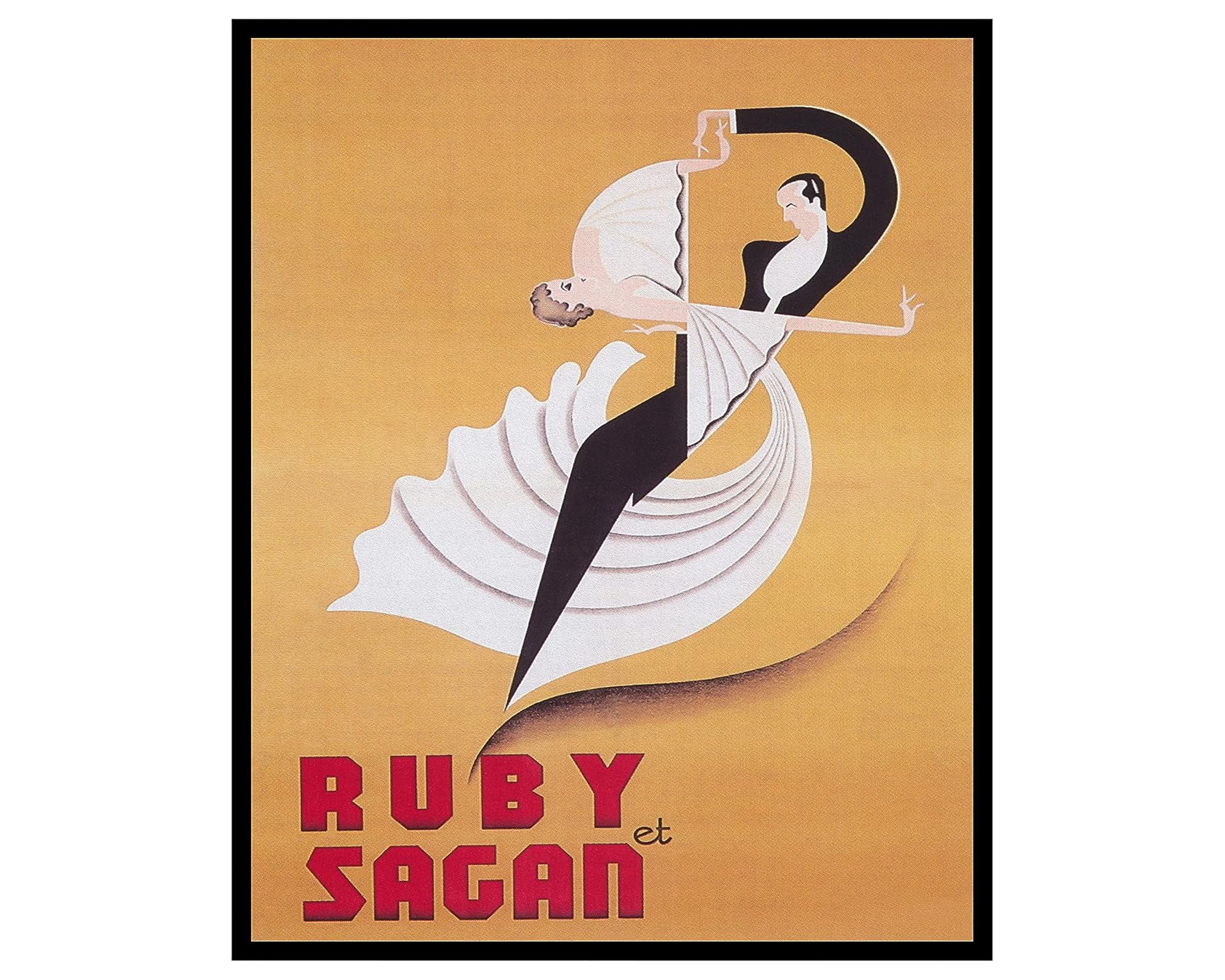 Poster Master Dance Wall Art - Ballroom Vintage Print - Art Deco ...