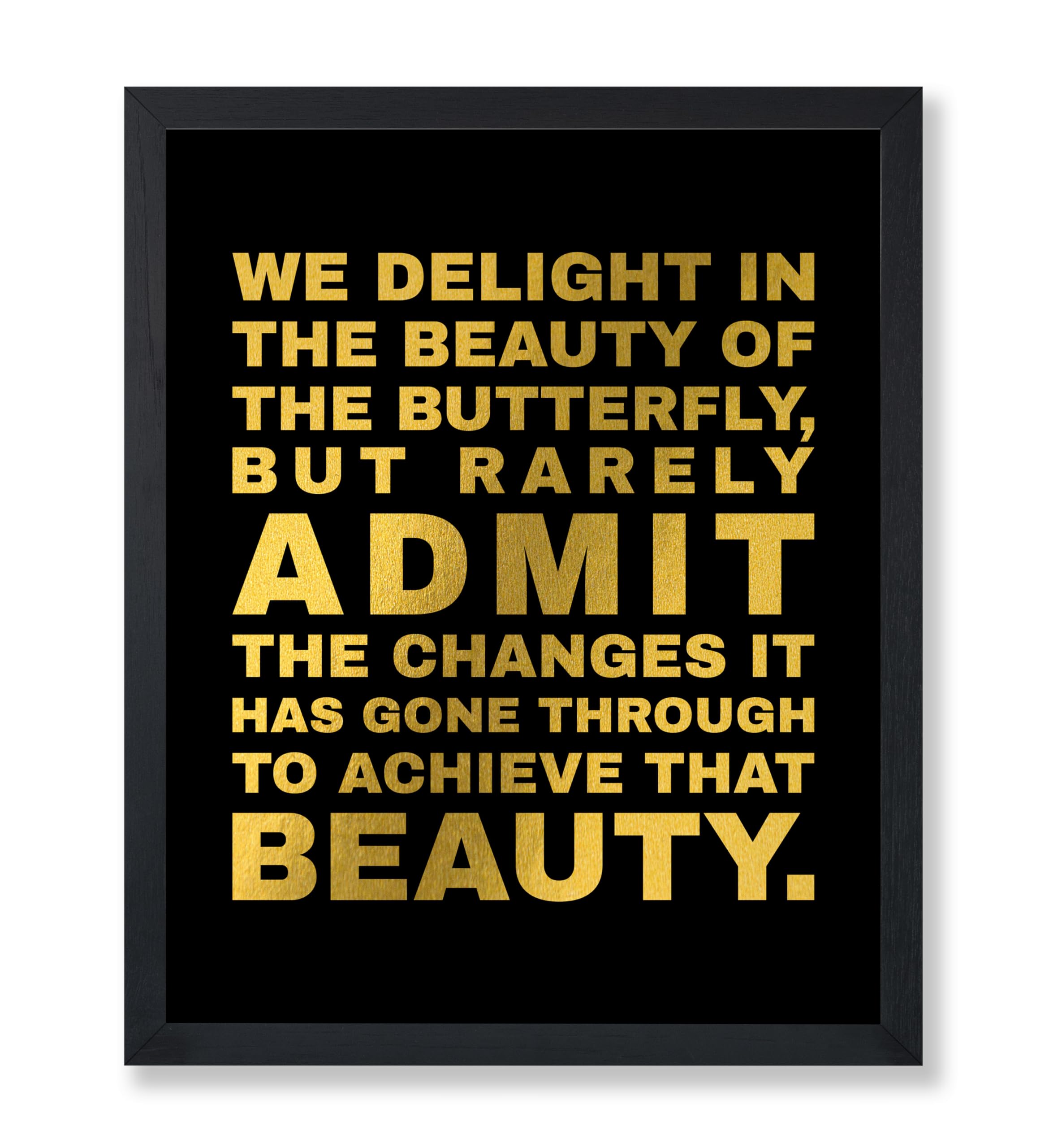 Poster Master We Delight In The Beauty of The Butterfly Poster - Gold ...