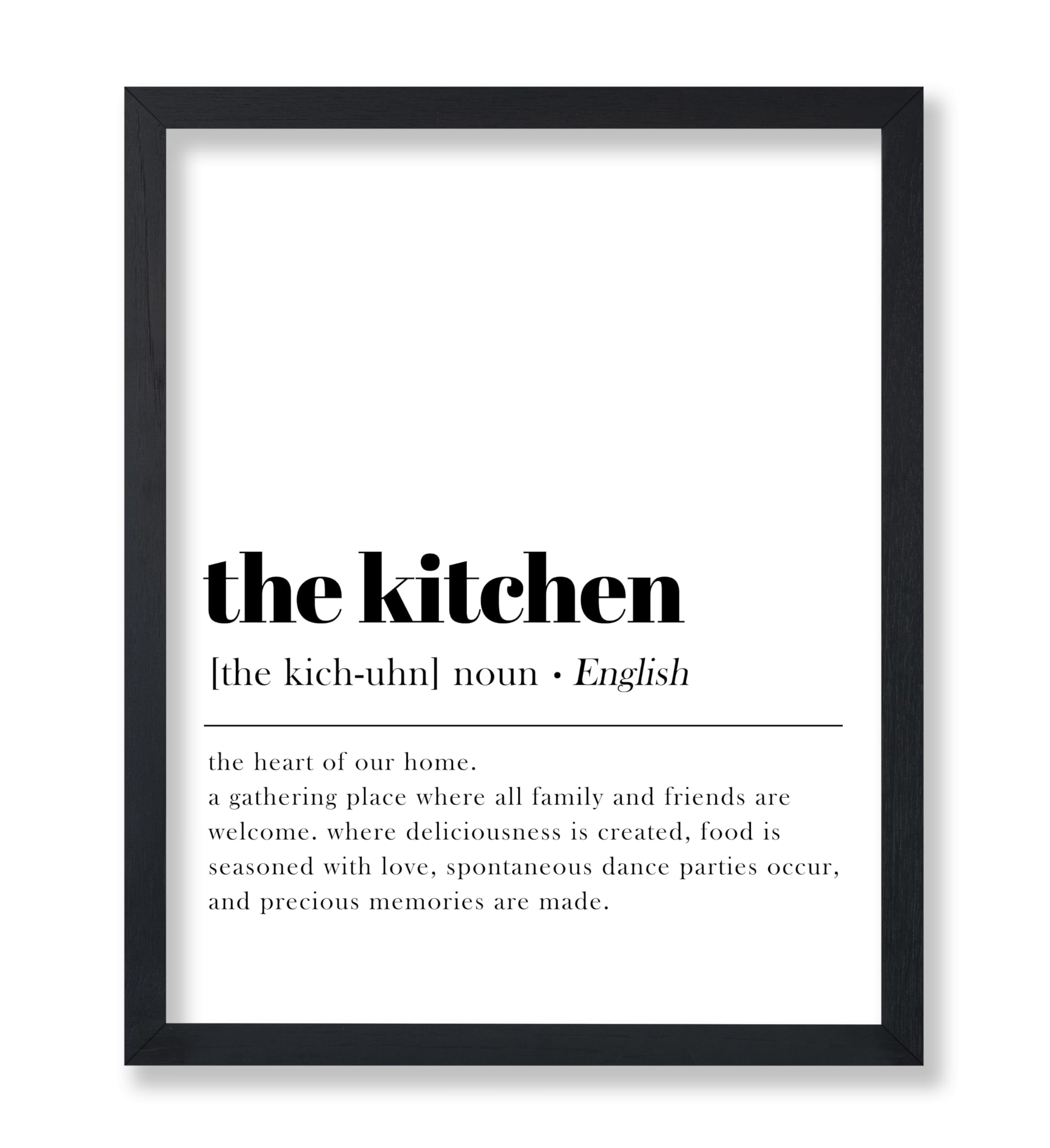Poster Master Dictionary Art Poster - Kitchen Definition, Heart Of Home ...