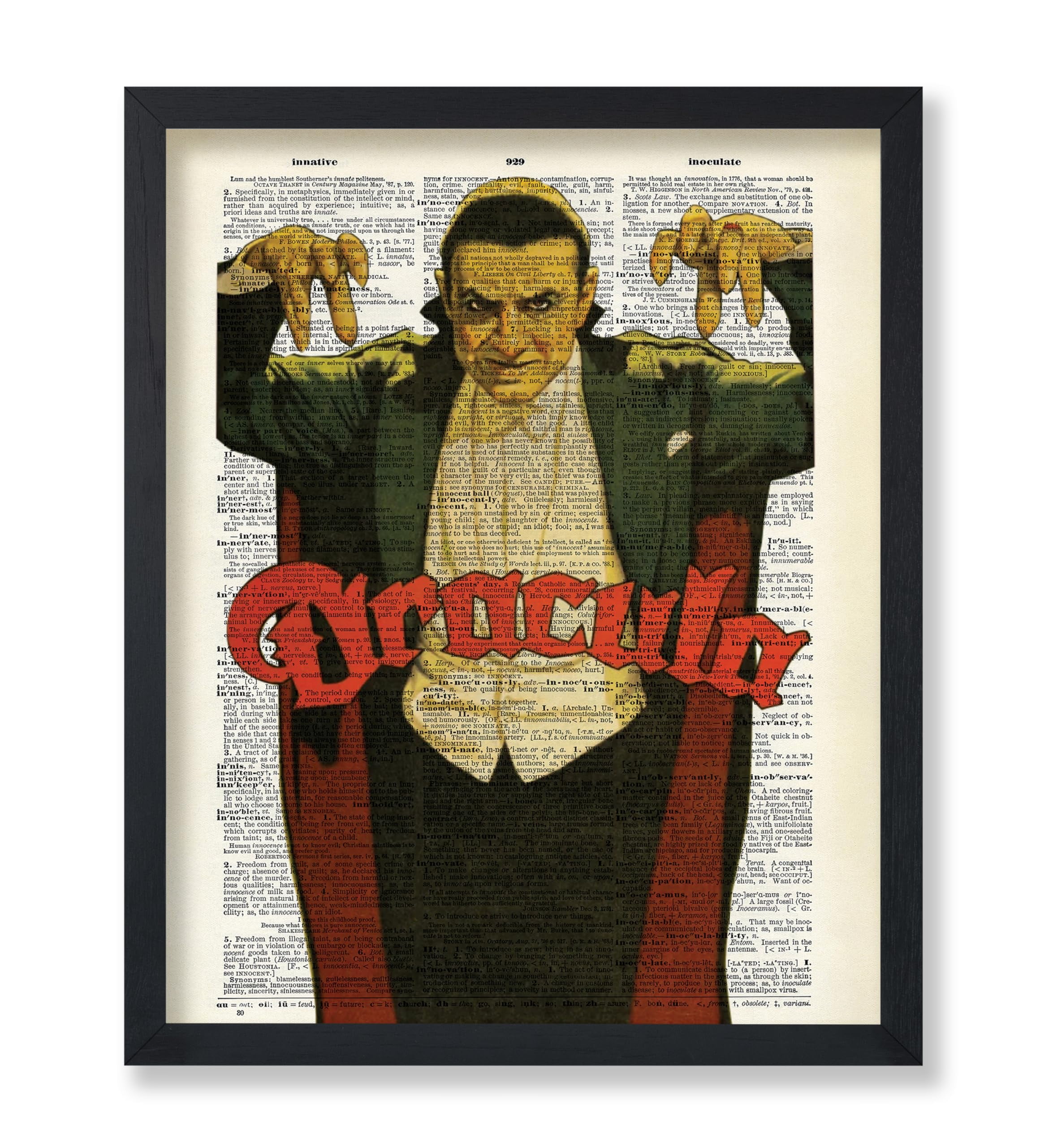 Poster Master Dictionary Art Poster - Retro Dracula Movie Print ...