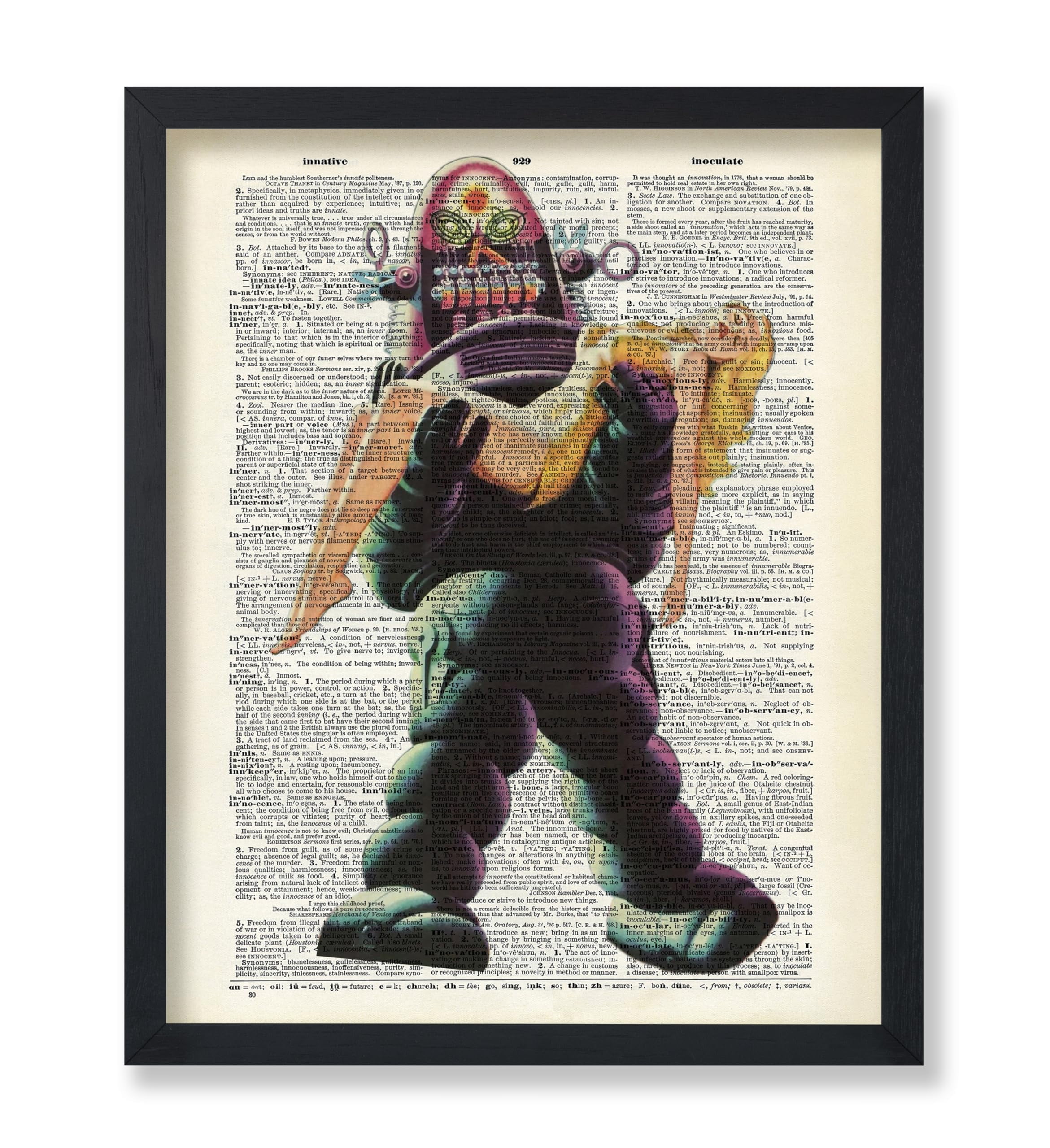Poster Master Dictionary Art Poster - Retro Robby the Robot Print ...