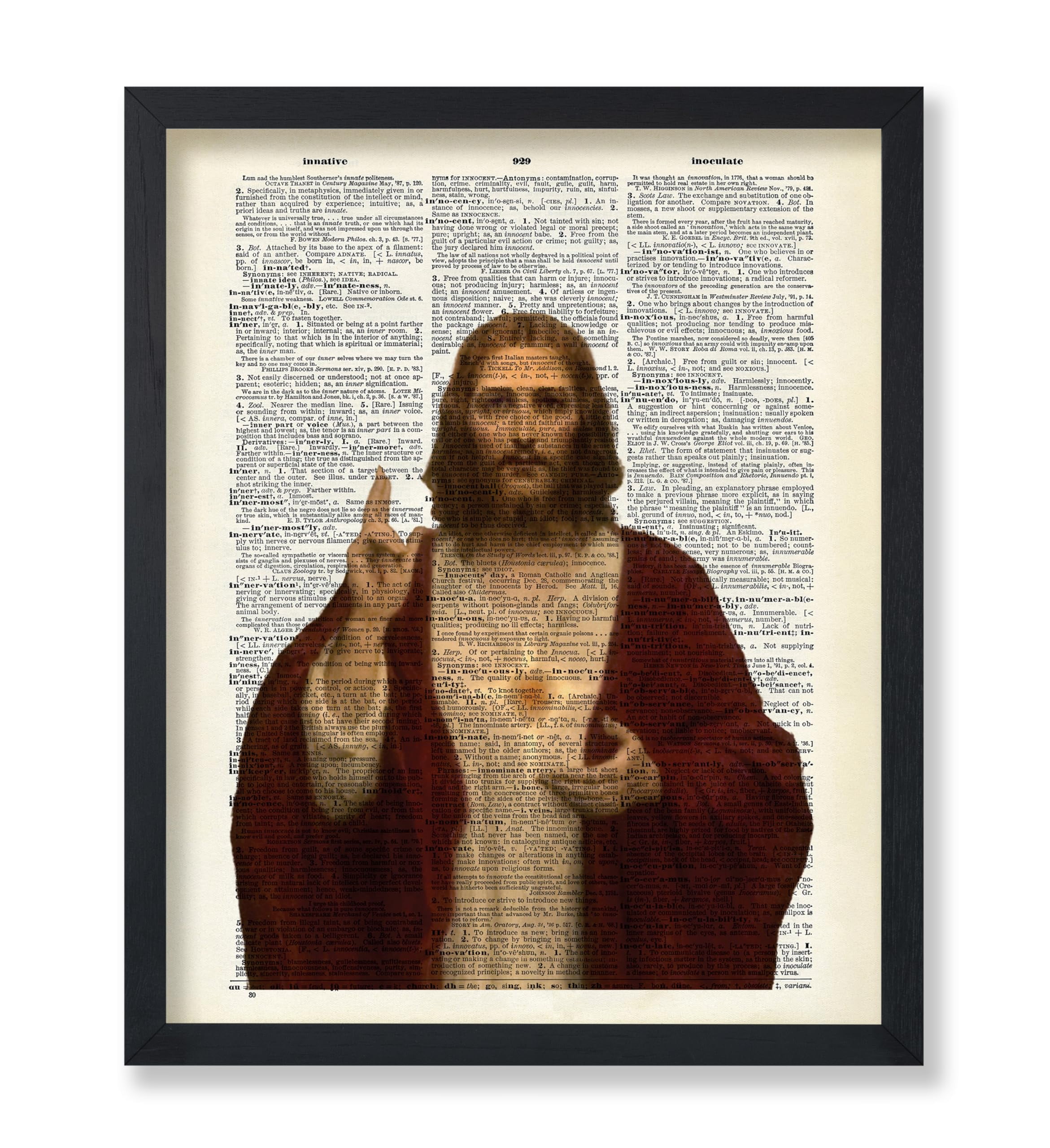 Poster Master Dictionary Art Poster - Retro Sacred Heart of Jesus Print ...