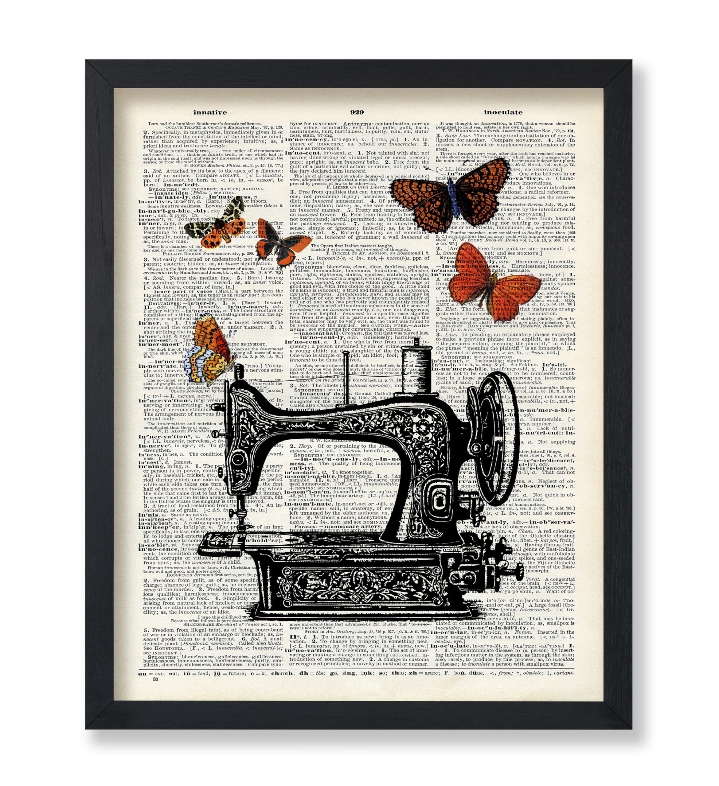 Poster Master Dictionary Art Poster - Sewing Machine Print - Sewing Art ...