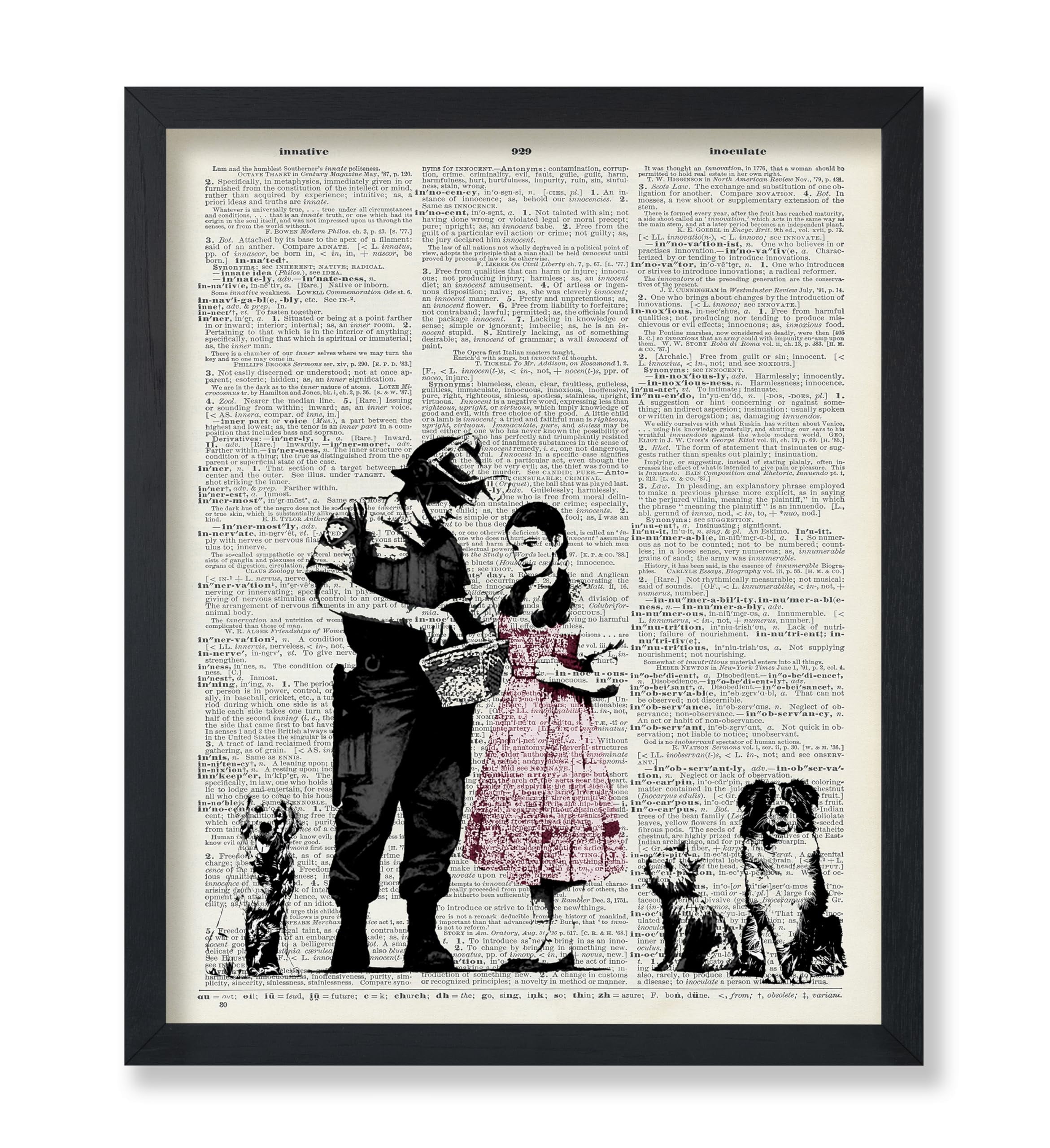 Poster Master Dictionary Art Poster - Stop and Search Print - Abstract ...