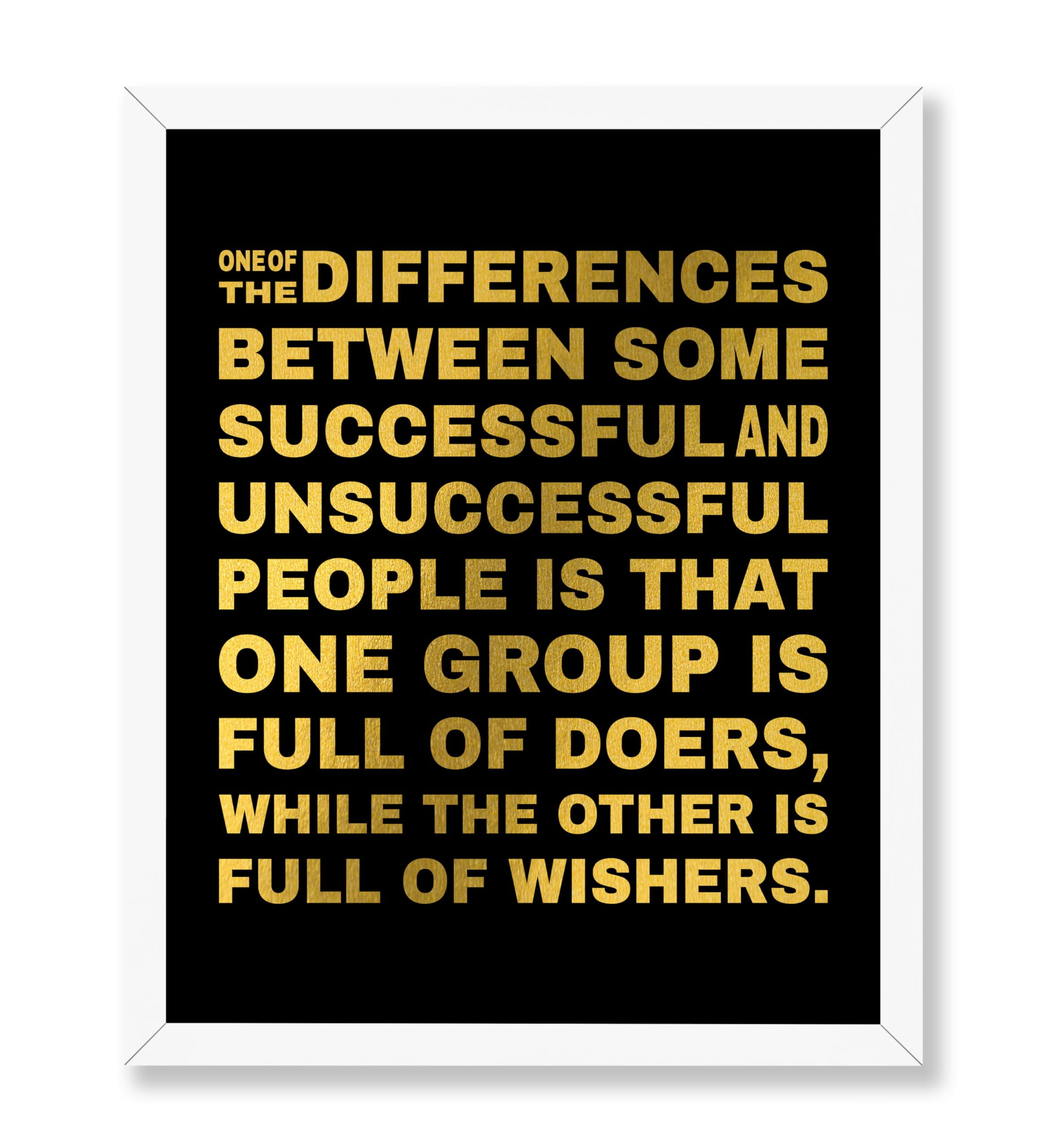 Poster Master Differences Between Successful And Unsuccessful People ...