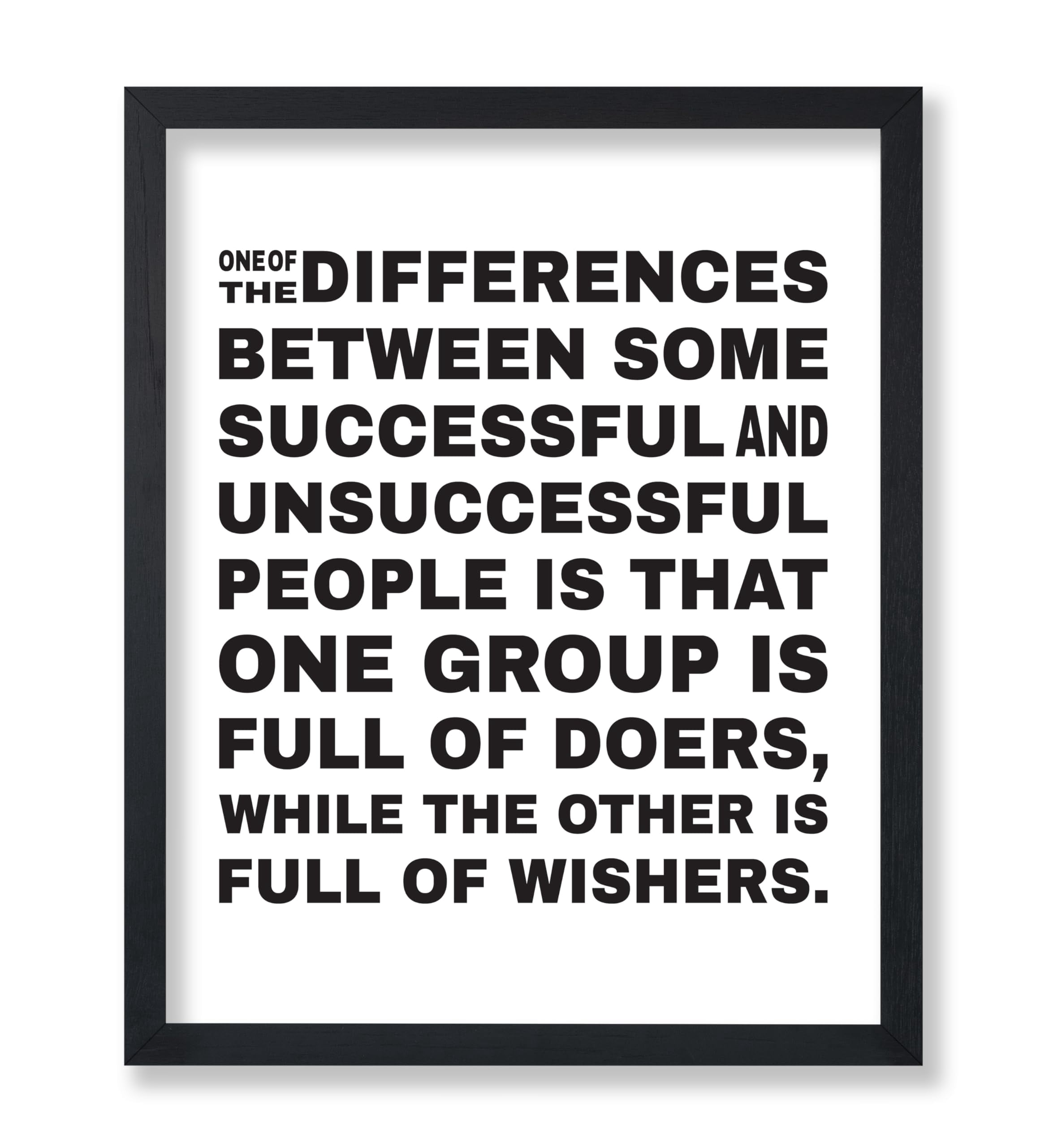 Poster Master Differences Between Successful And Unsuccessful People ...