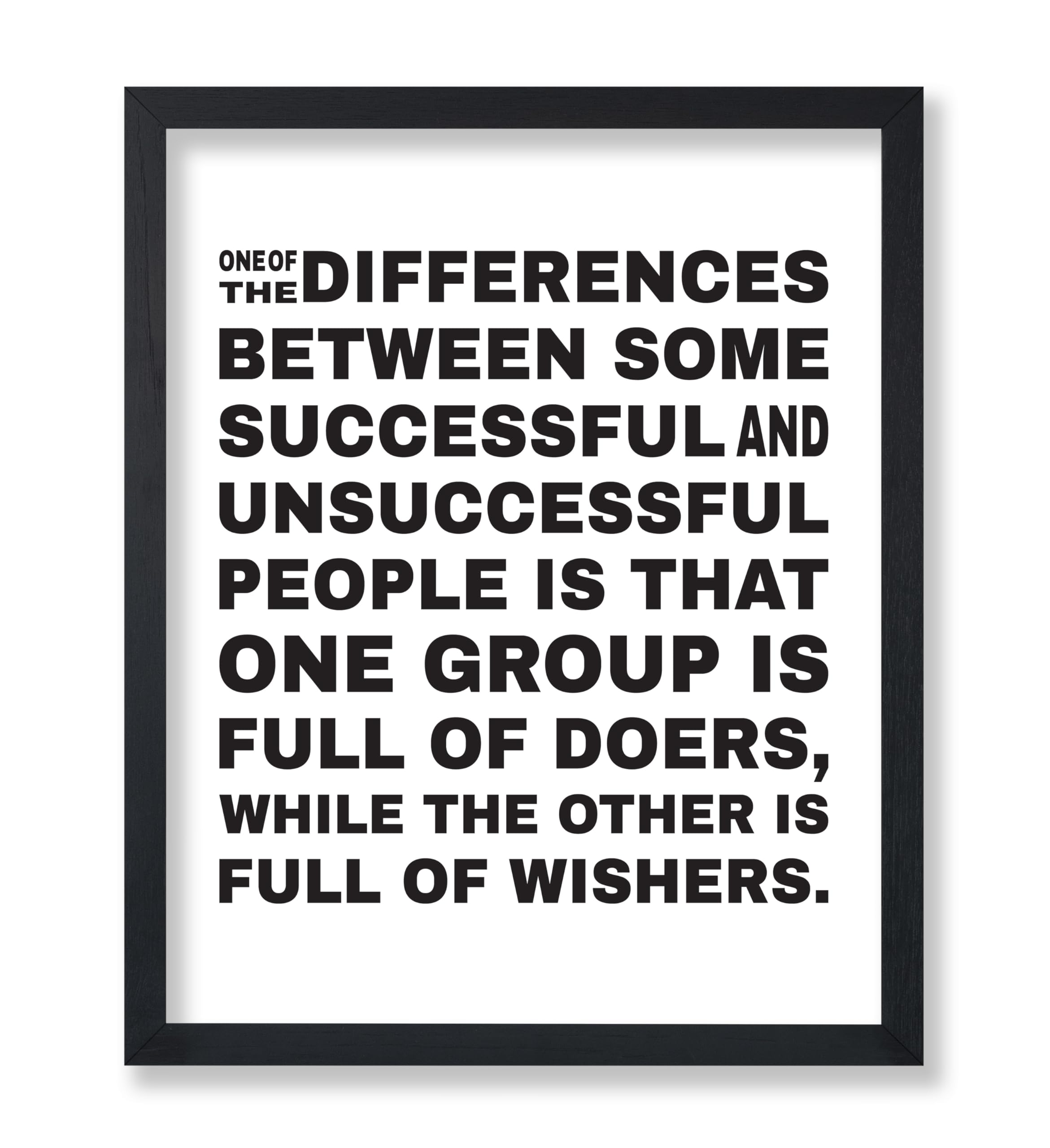 Poster Master Differences Between Successful And Unsuccessful People ...