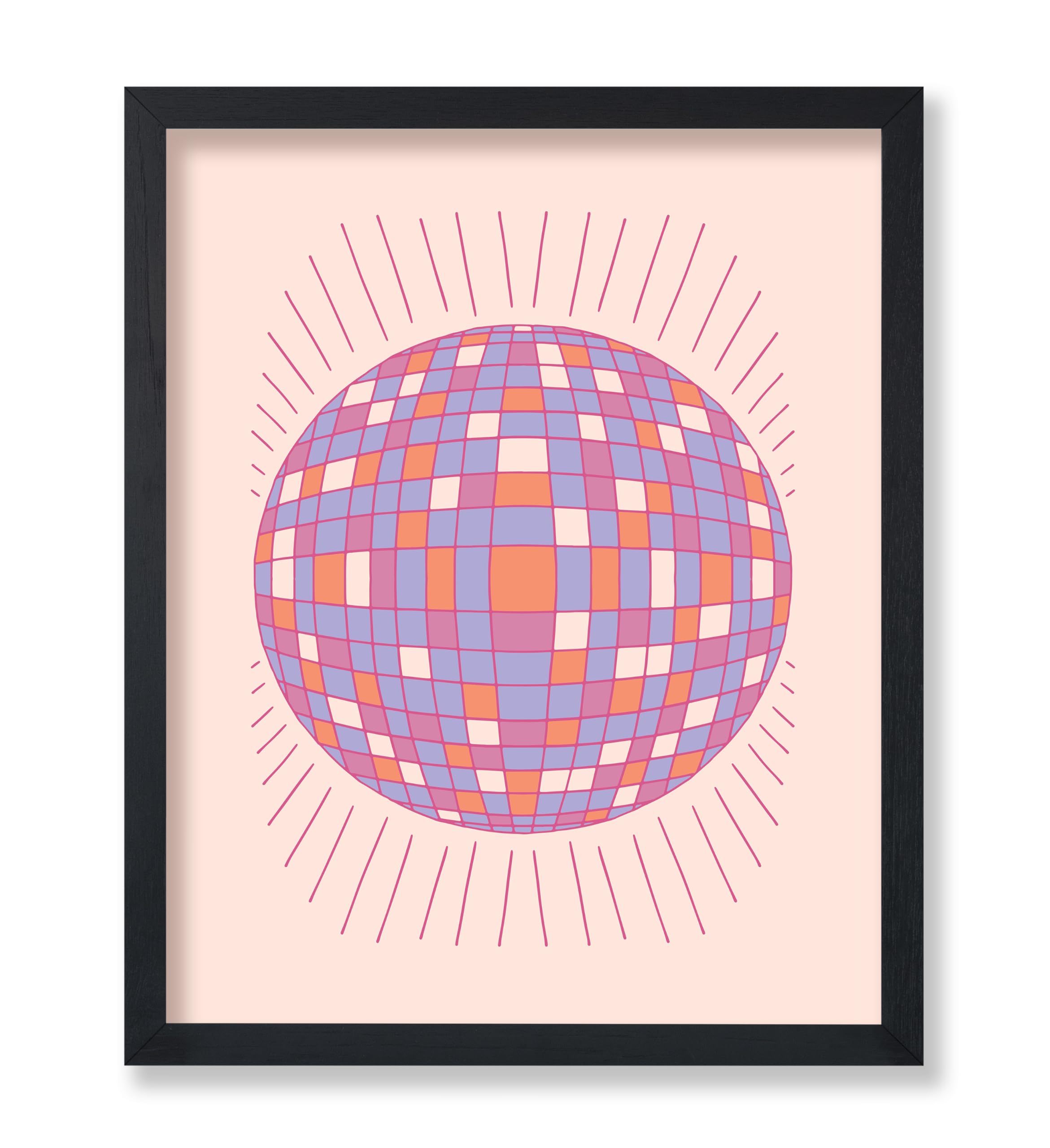 Poster Master Disco Ball Poster - Retro Disco Print - Boho Art - Trendy ...