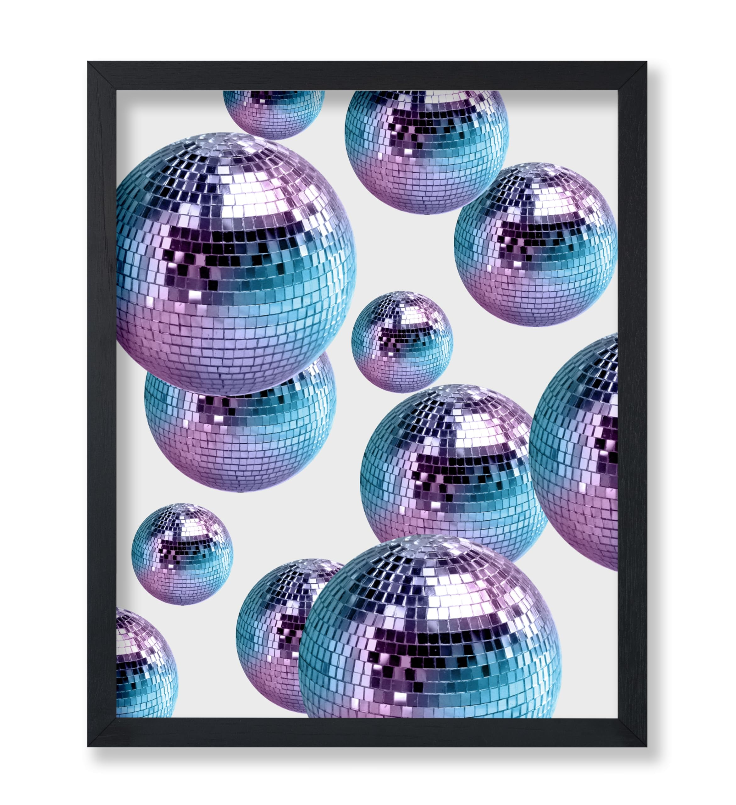 Poster Master Disco Ball Poster - Retro Vivid Disco Balls Print ...