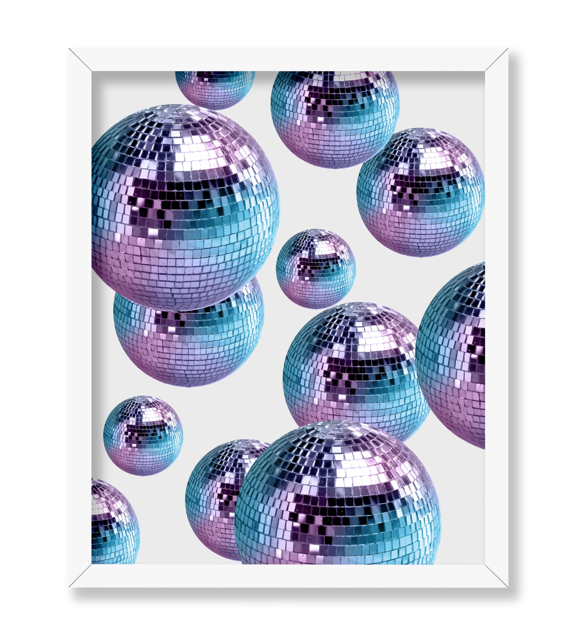 Poster Master Disco Ball Poster - Retro Vivid Disco Balls Print ...