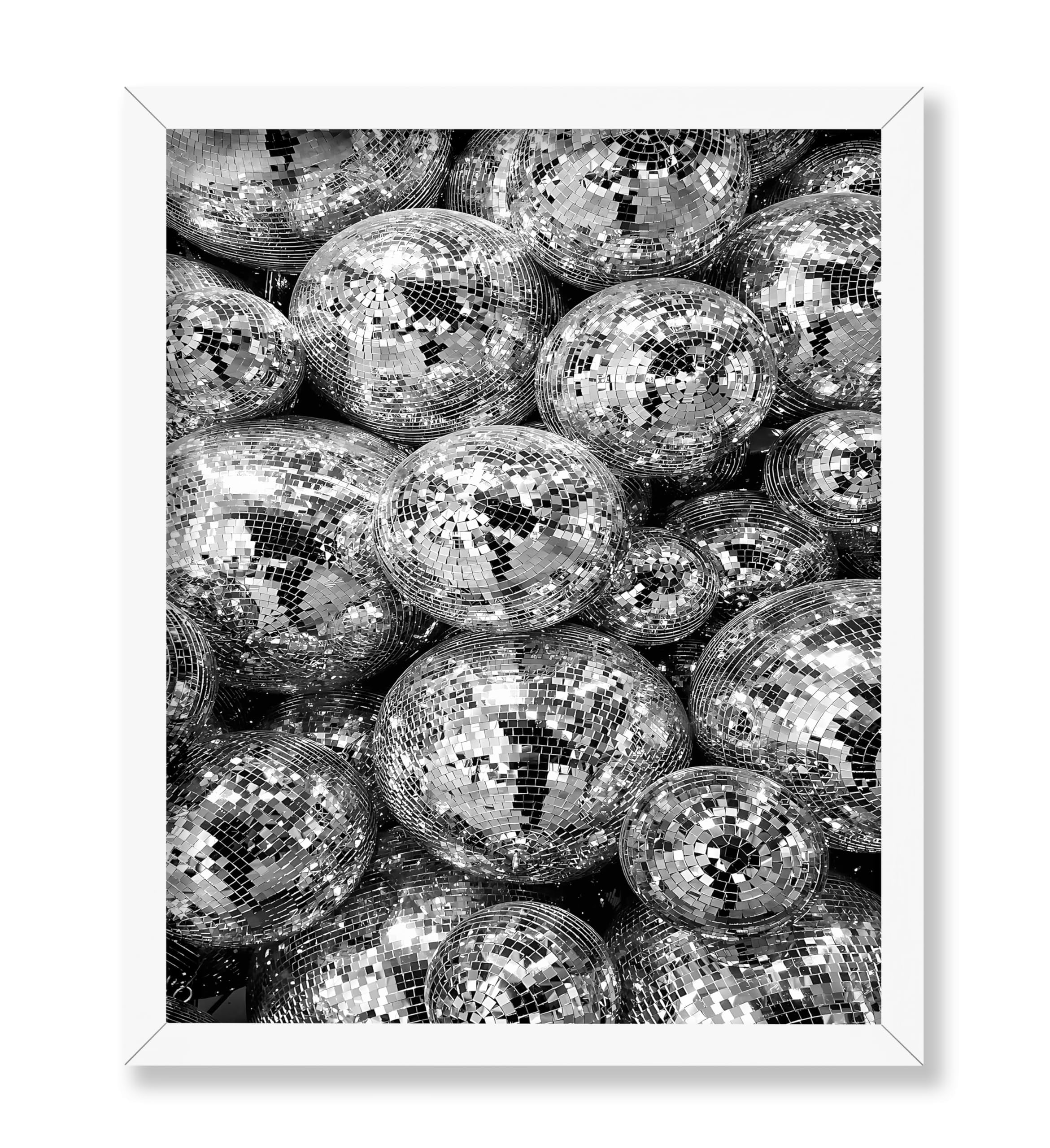 Poster Master Disco Balls Poster - Silver Disco Balls Print - Disco Art ...