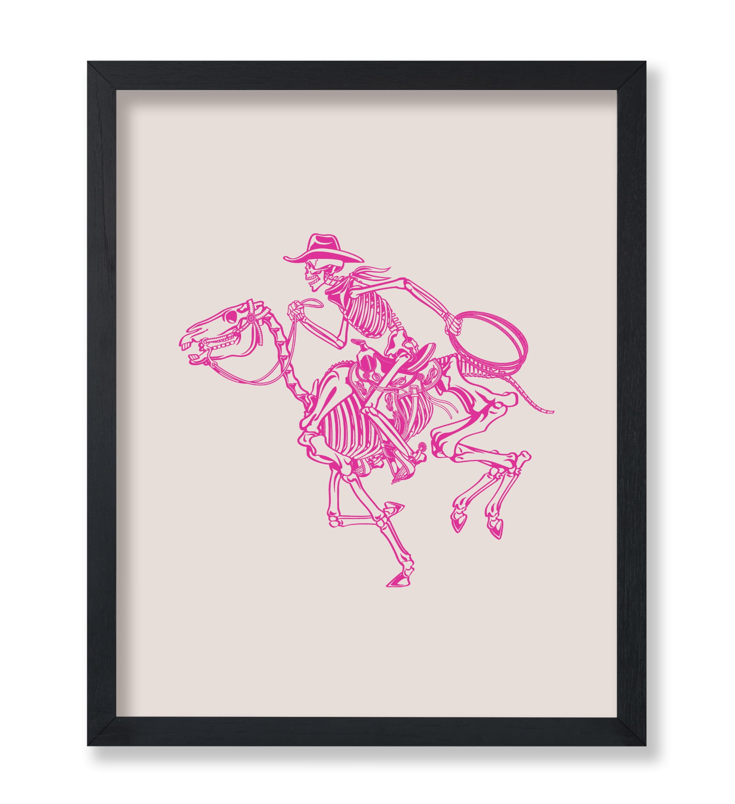 Poster Master Disco Cowgirl Poster - Retro Pink Cowgirl Print - Western ...