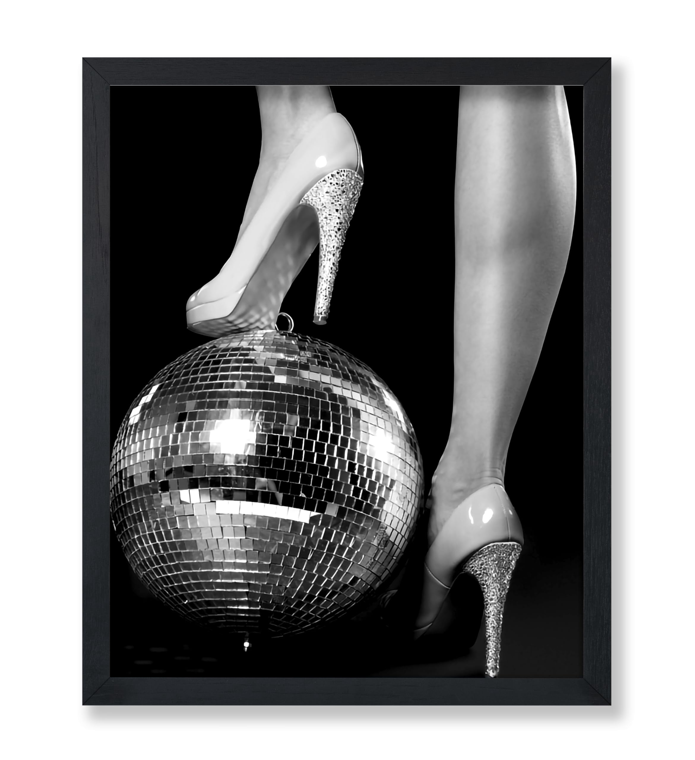 Poster Master Disco Poster - High Heels on Disco Ball Print - Fashion ...