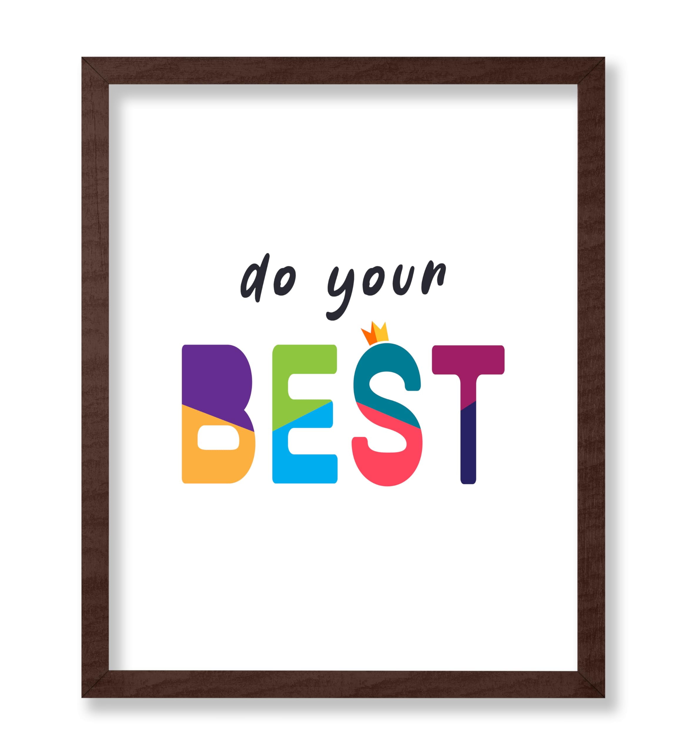 Poster Master Do Your Best Poster - Typography Print - Positive Quotes ...