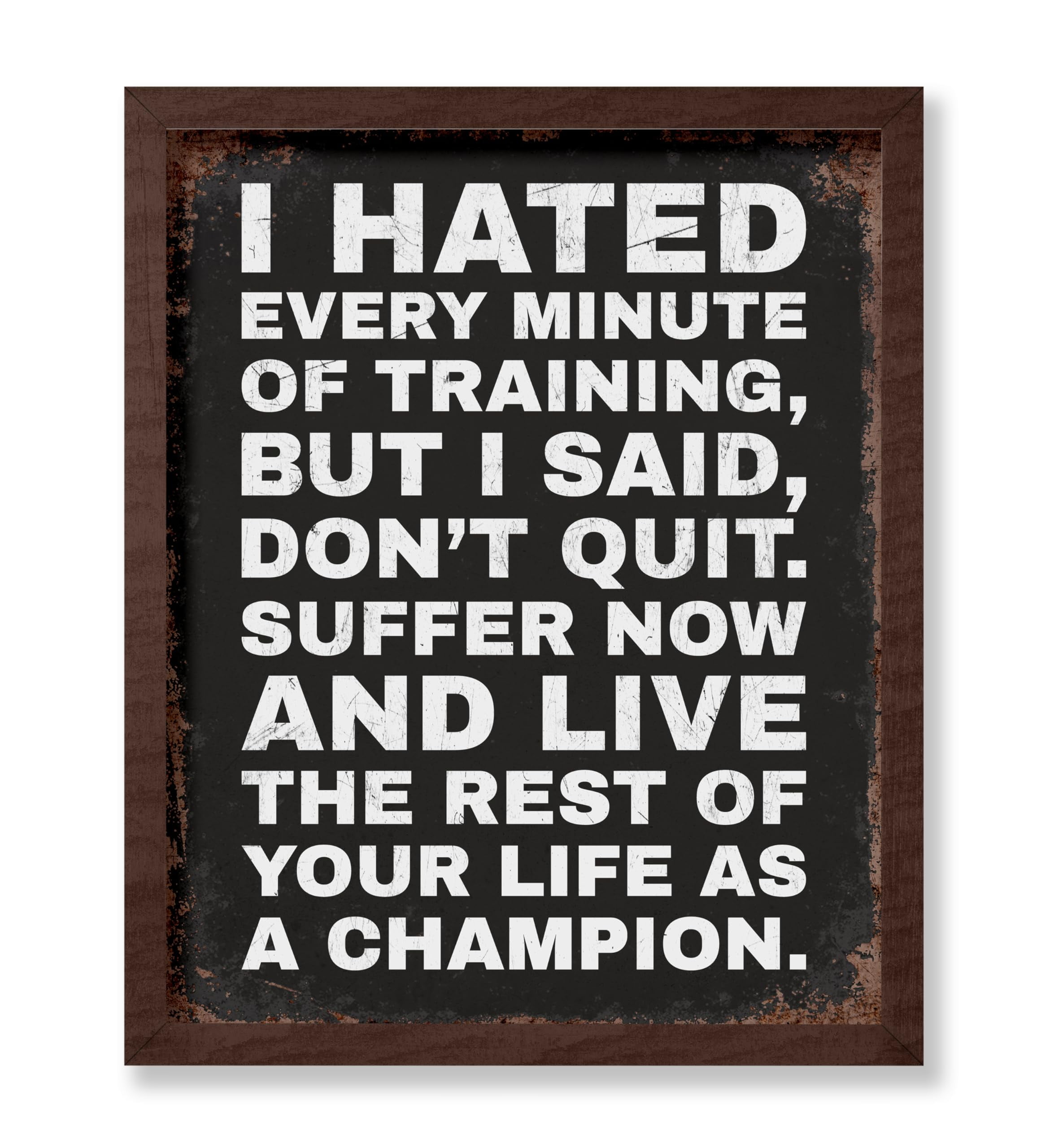 Poster Master Don't Quit Poster - Black Motivational Print ...