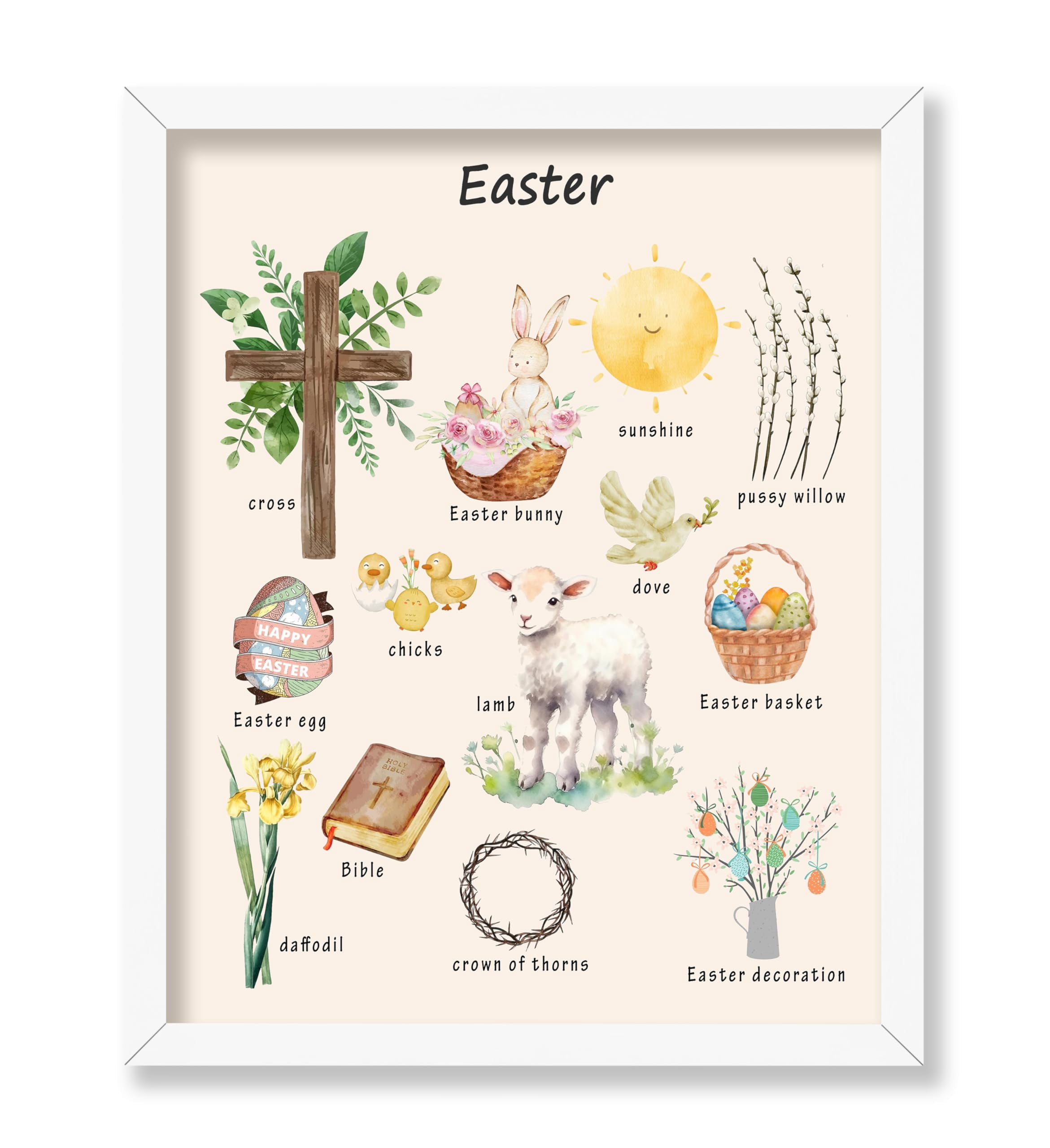 Poster Master Easter Poster - Easter Bunny Print - Easter Egg Hunting ...