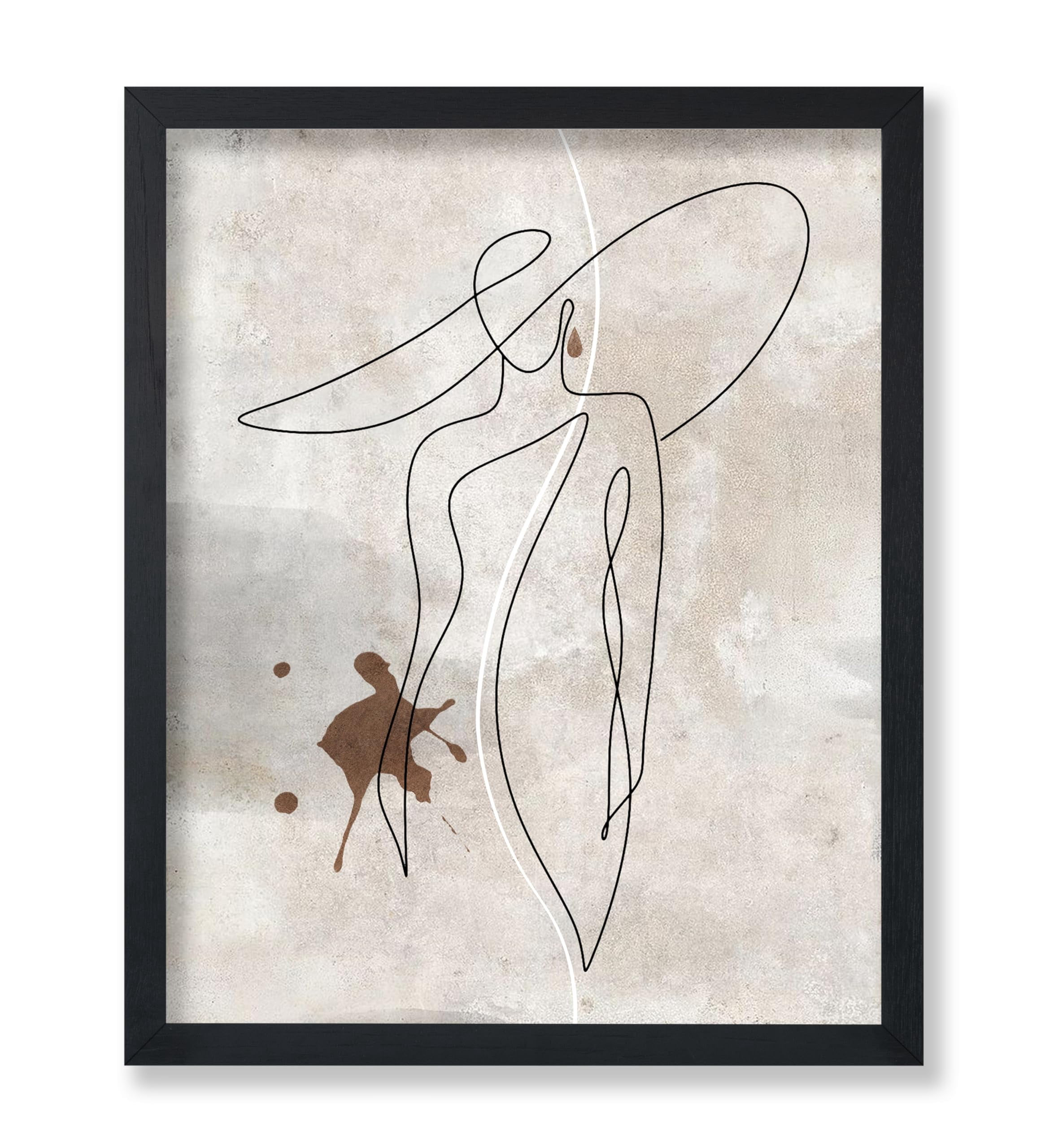 Poster Master Elegant Woman Poster - Continuous Line Print - Line Art ...