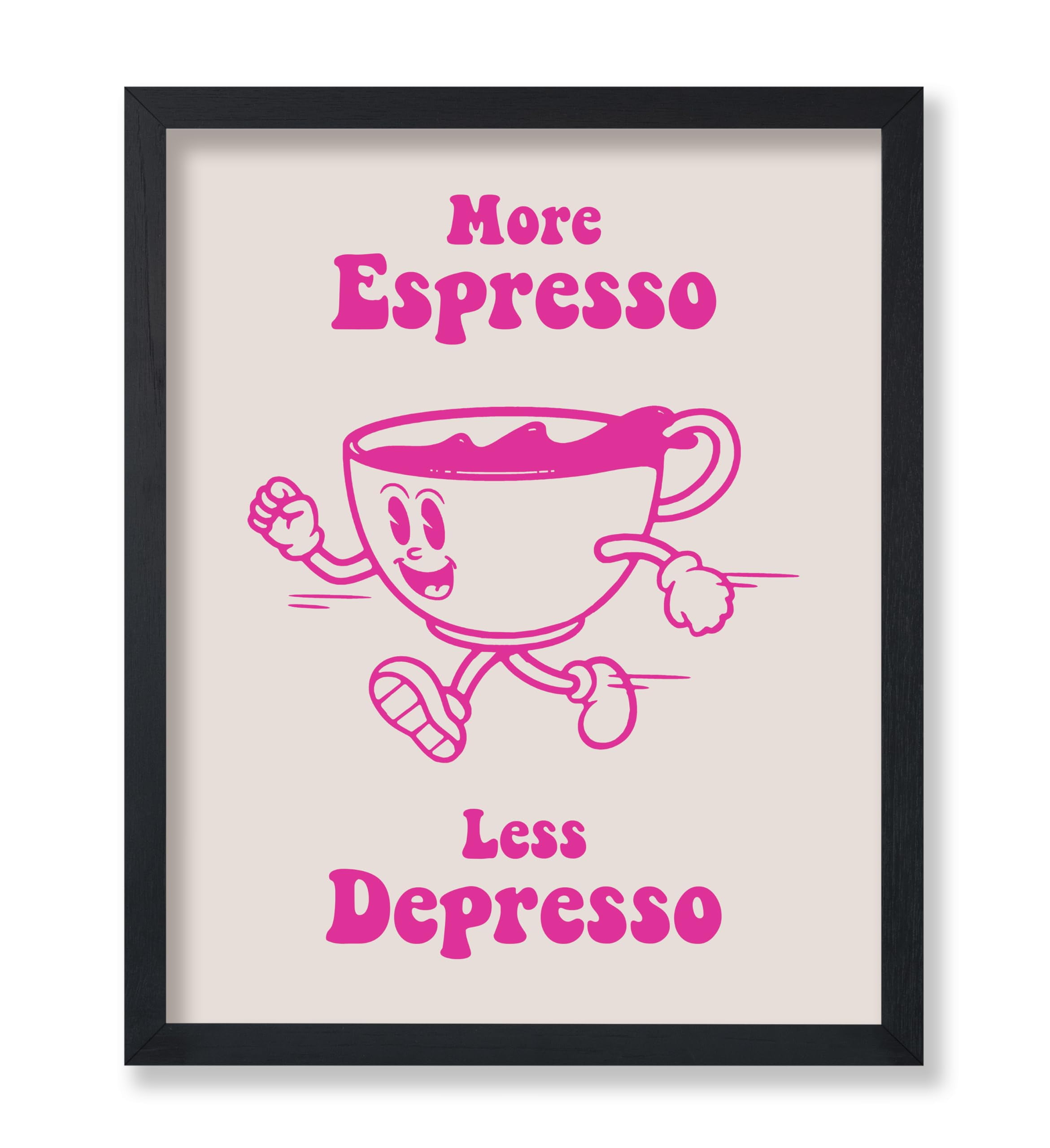 Poster Master More Espresso Less Despresso Poster - Retro Coffee Print ...