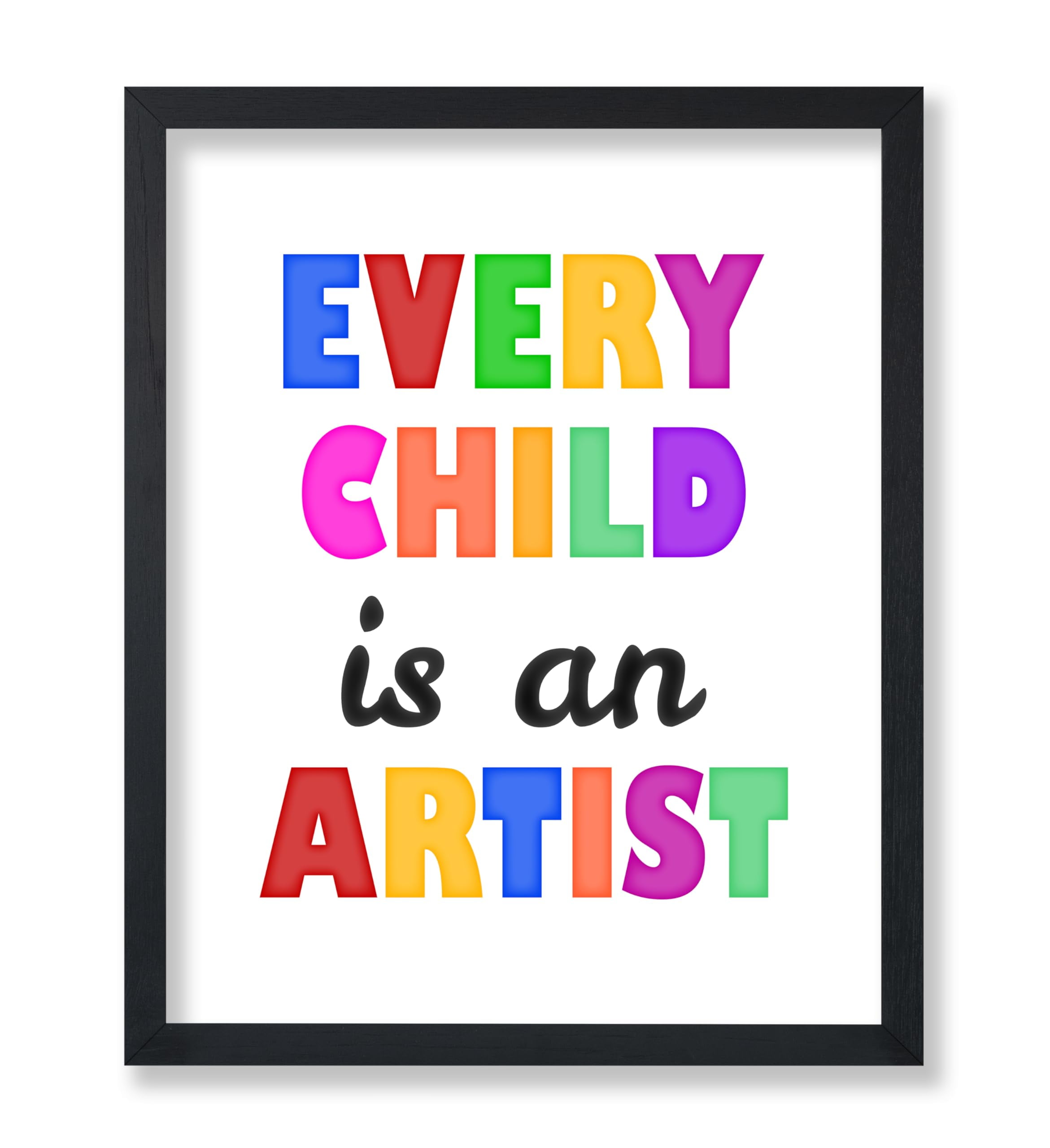 Poster Master Every Child Is An Artist Poster - Nursery Print ...